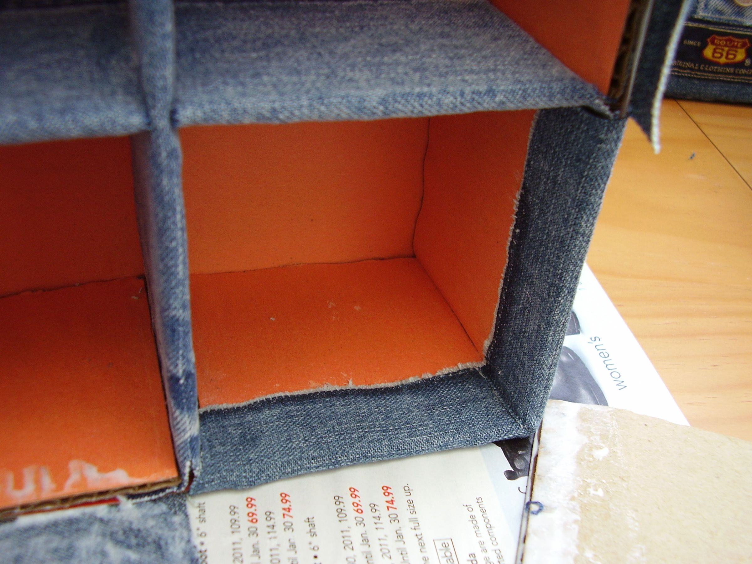 Cardboard + Denim Drawer : 11 Steps (with Pictures) - Instructables