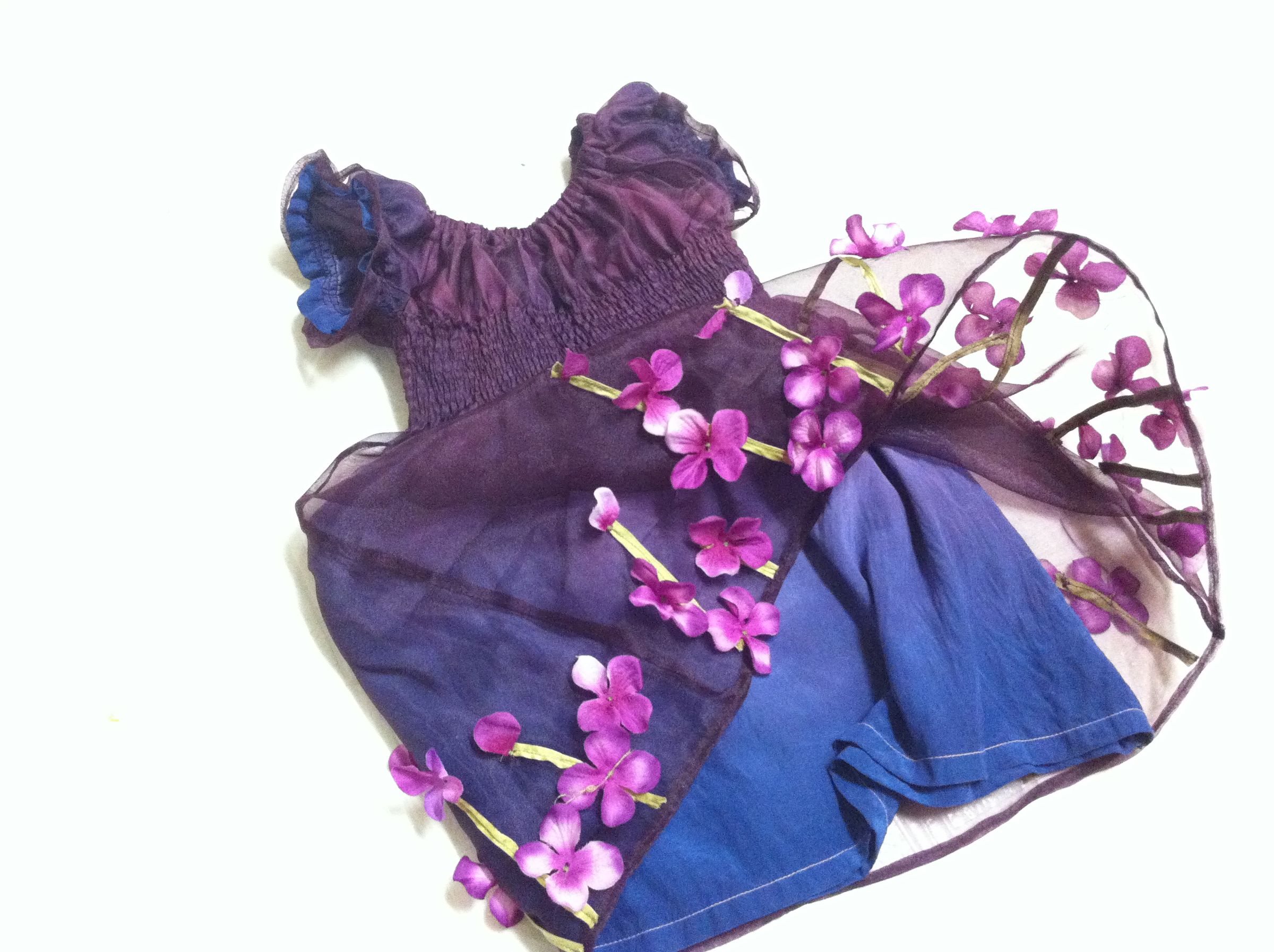 Purple Flowered Dress : 7 Steps (with Pictures) - Instructables
