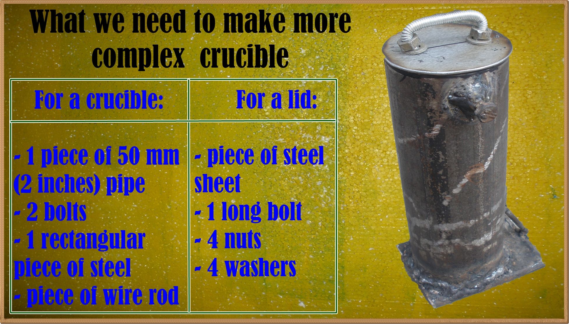 How to Make a Crucible : 8 Steps - Instructables