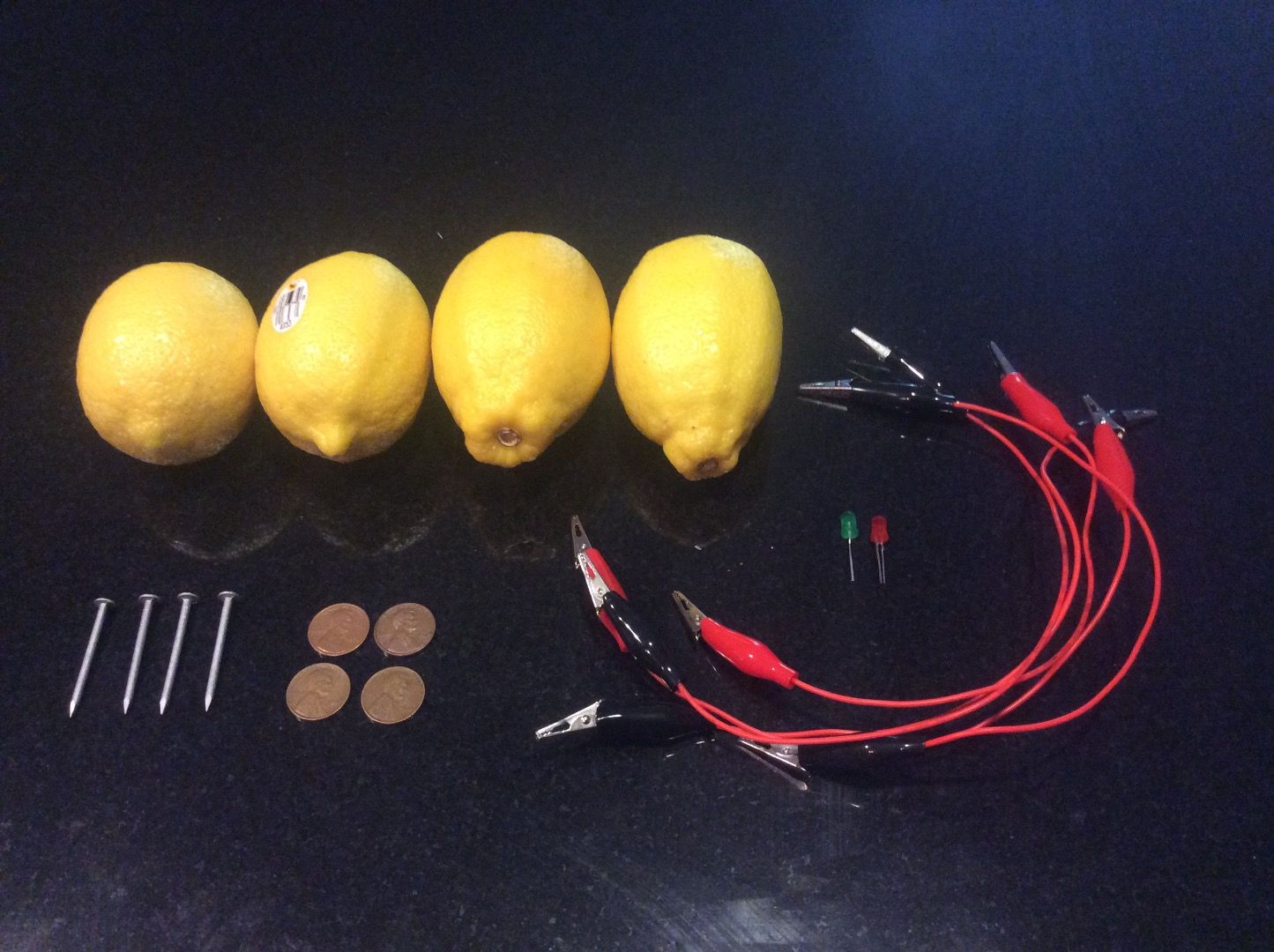 Lemon Batteries: Lighting an LED With Lemons : 3 Steps (with Pictures ...
