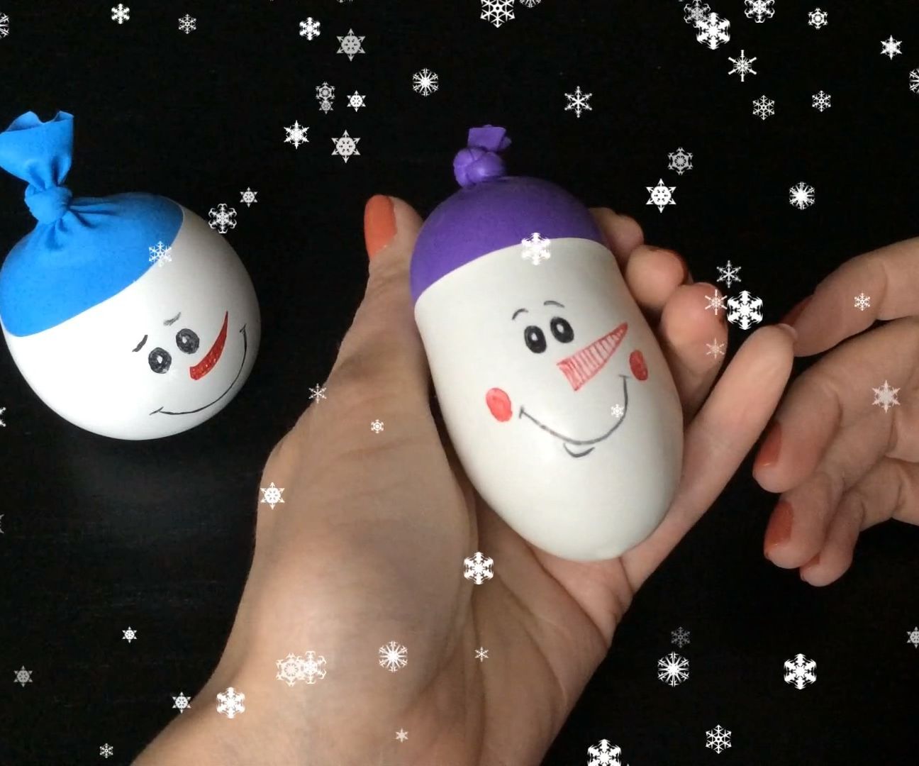 Easy Snowman Ball, Anti-stress : 6 Steps (with Pictures) - Instructables