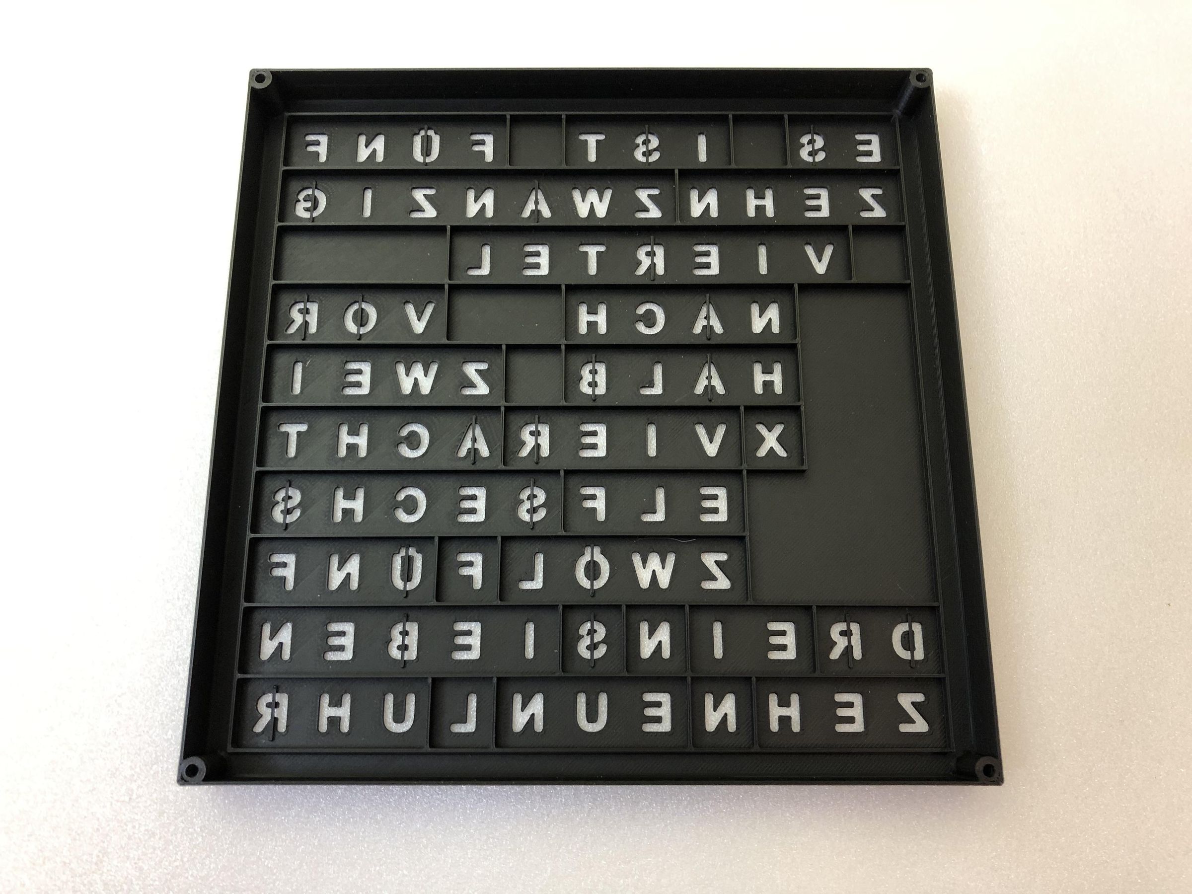 Lazy Words - Single LED Strip Word Clocks : 7 Steps (with Pictures ...