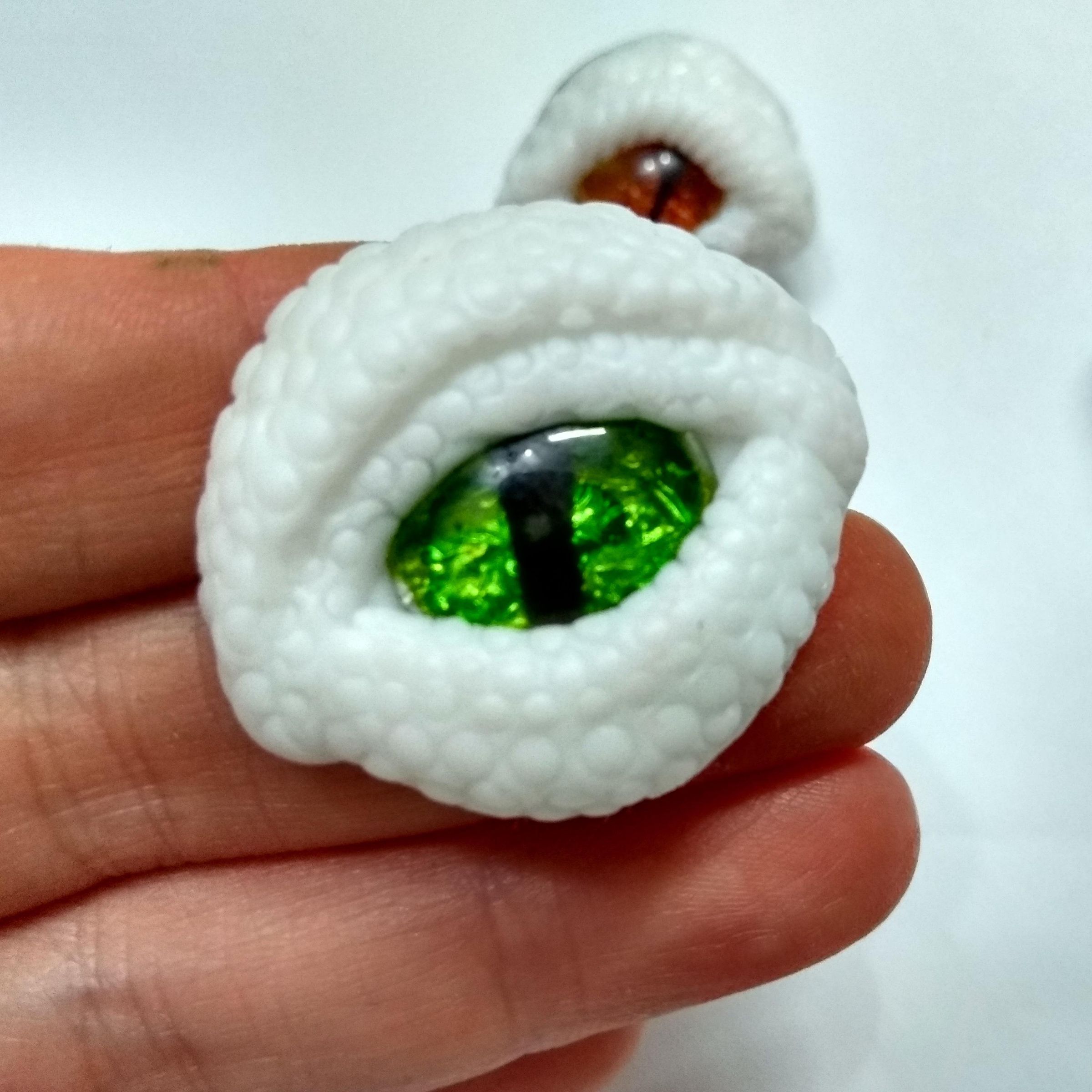 DIY Dragon Eye Brooch From Polymer Clay : 6 Steps (with Pictures ...