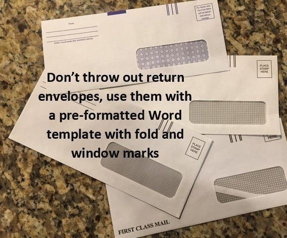 Re-purpose Return Envelopes for Personal Mail - Instructables