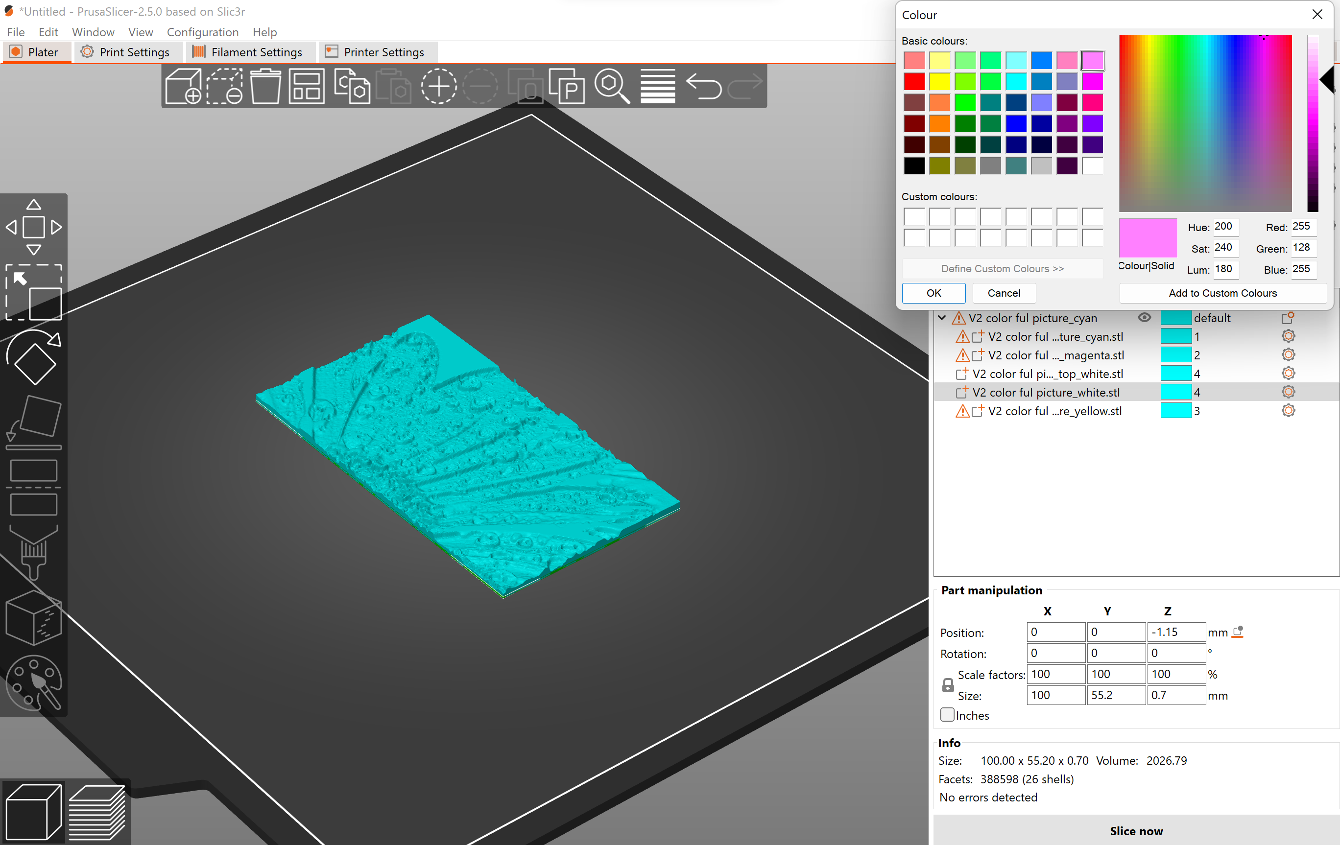 Fully 3d Printed Color Lithophane : 6 Steps - Instructables
