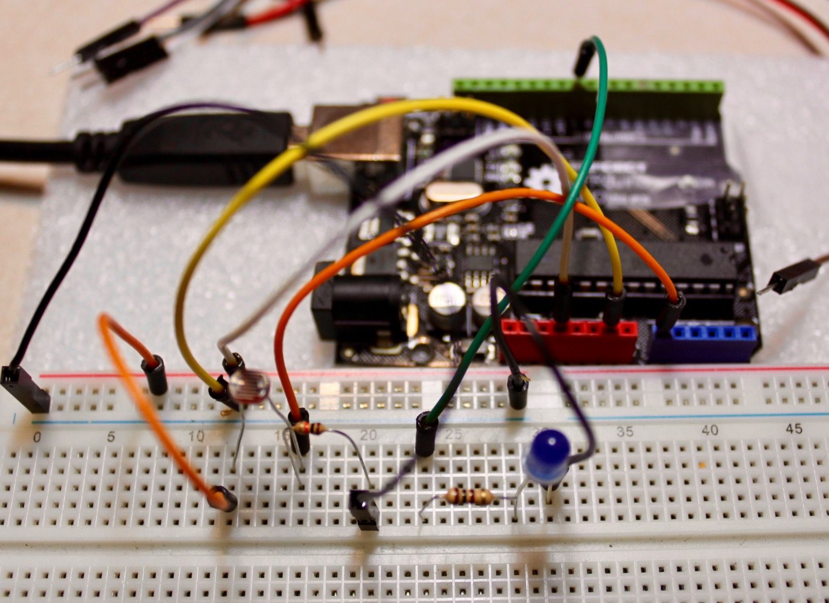 Interfacing Light Dependent Resistor With Arduino Uno : 4 Steps (with ...