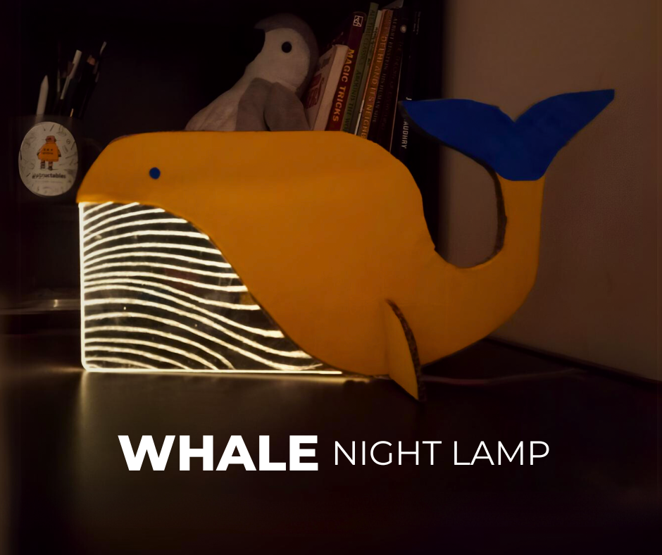 Yellow Whale Night Lamp : 8 Steps (with Pictures) - Instructables