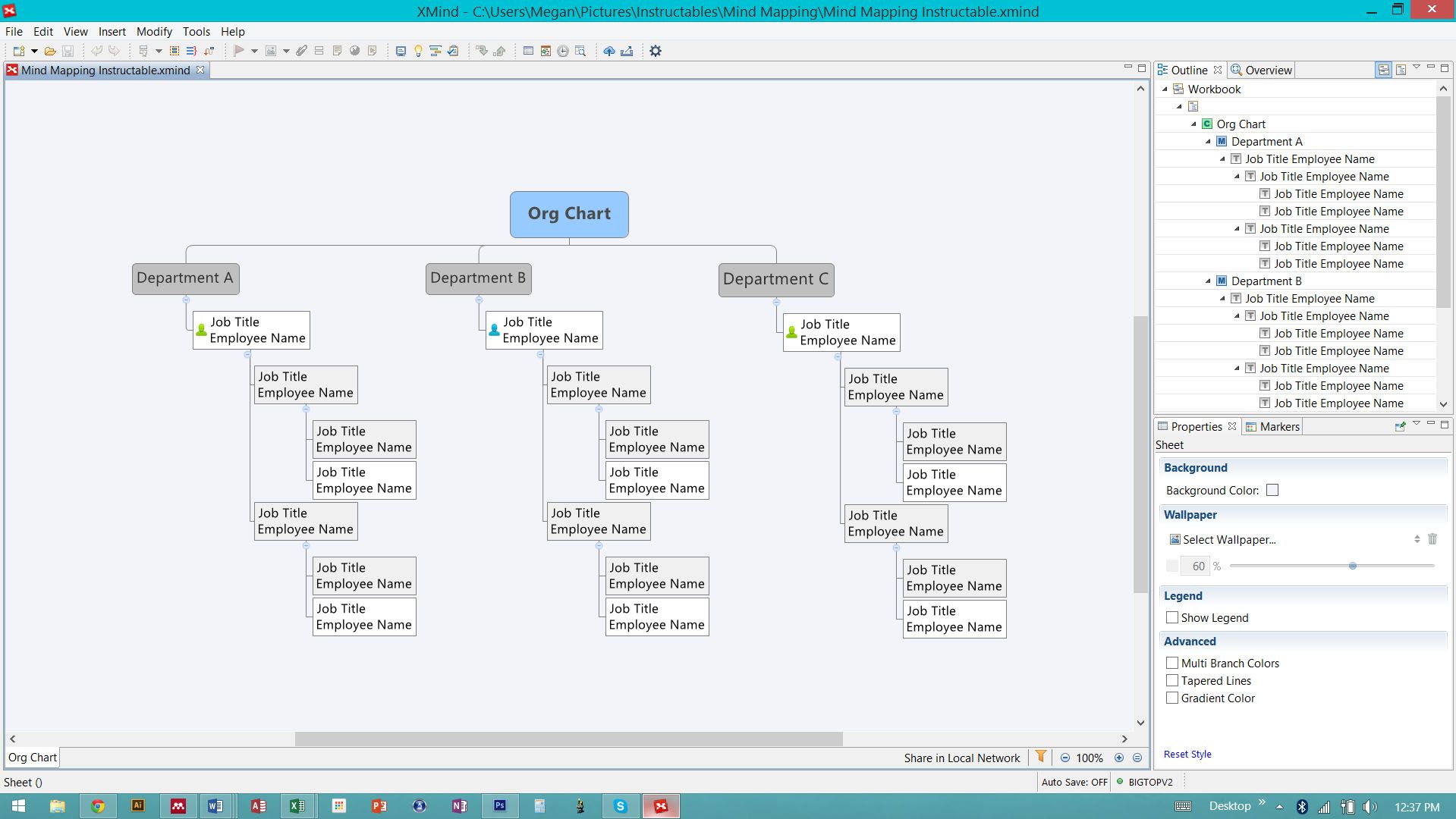 Mind Mapping Software for Visual Organization : 8 Steps (with Pictures ...
