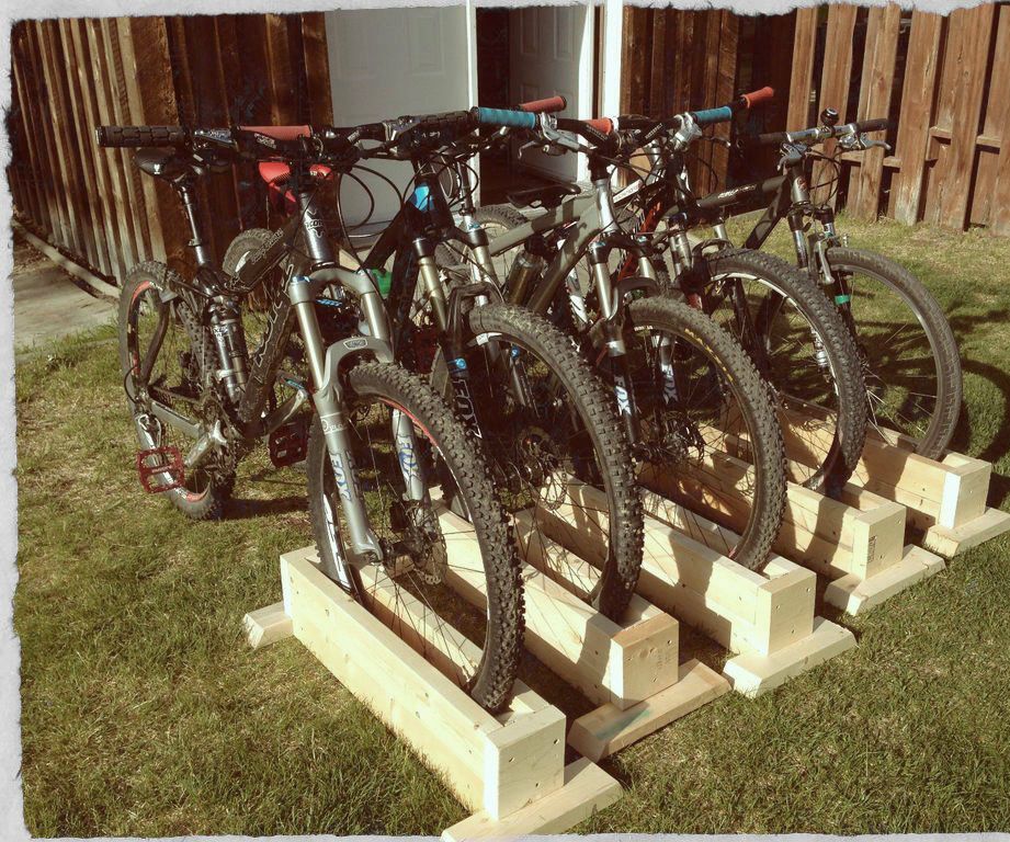 Scrap Wood Bike Stand (self Supporting) : 10 Steps (with Pictures ...