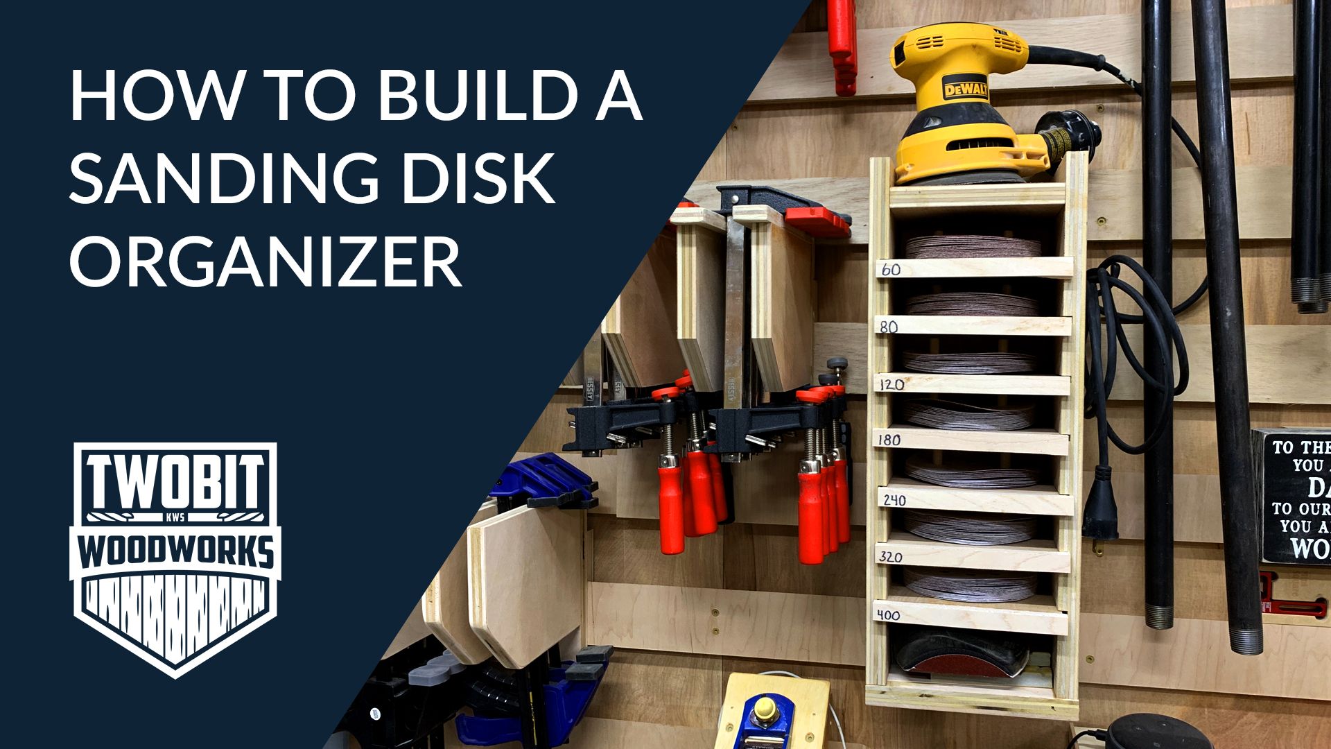 How to Build a Sanding Disk Organizer | DIY Woodworking Shop Project ...
