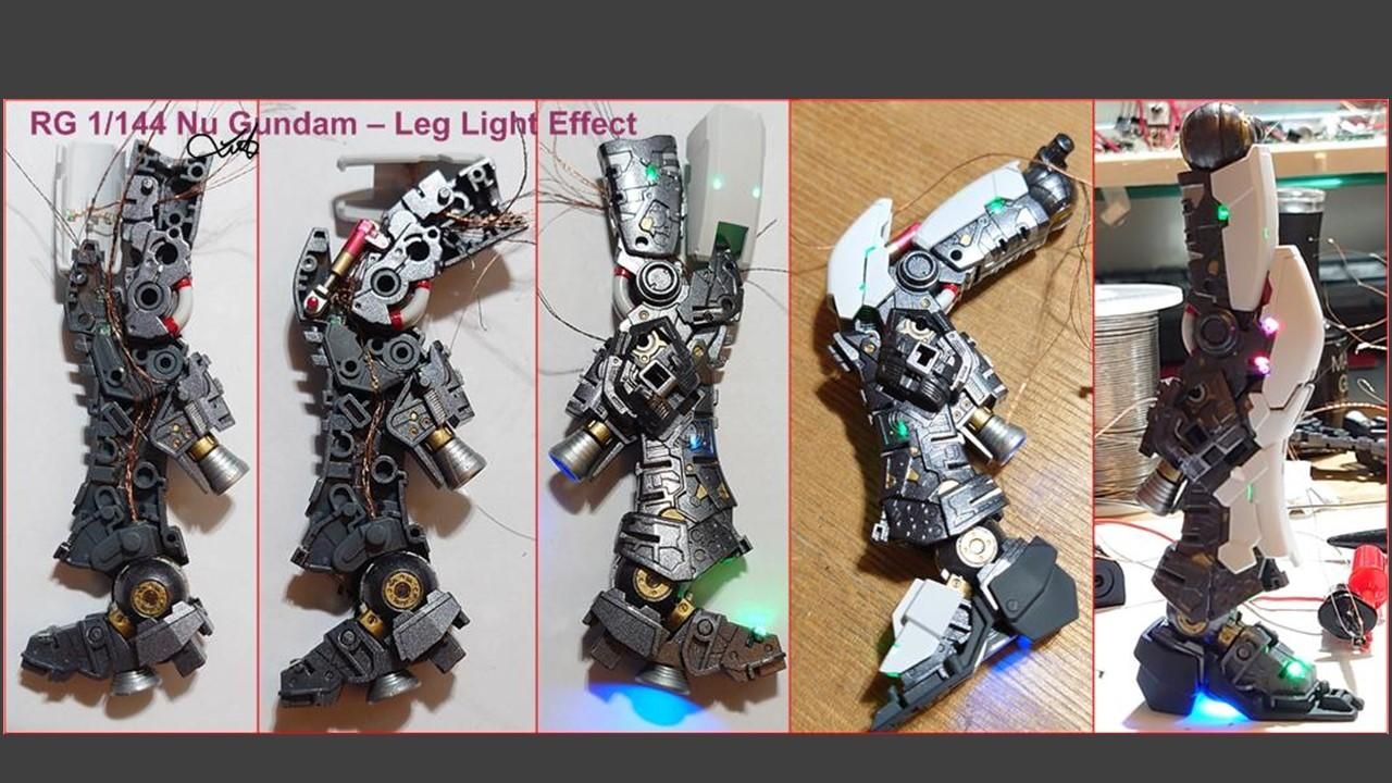 RG 1/144 Nu Gundam Rainbow LED : 7 Steps (with Pictures) - Instructables