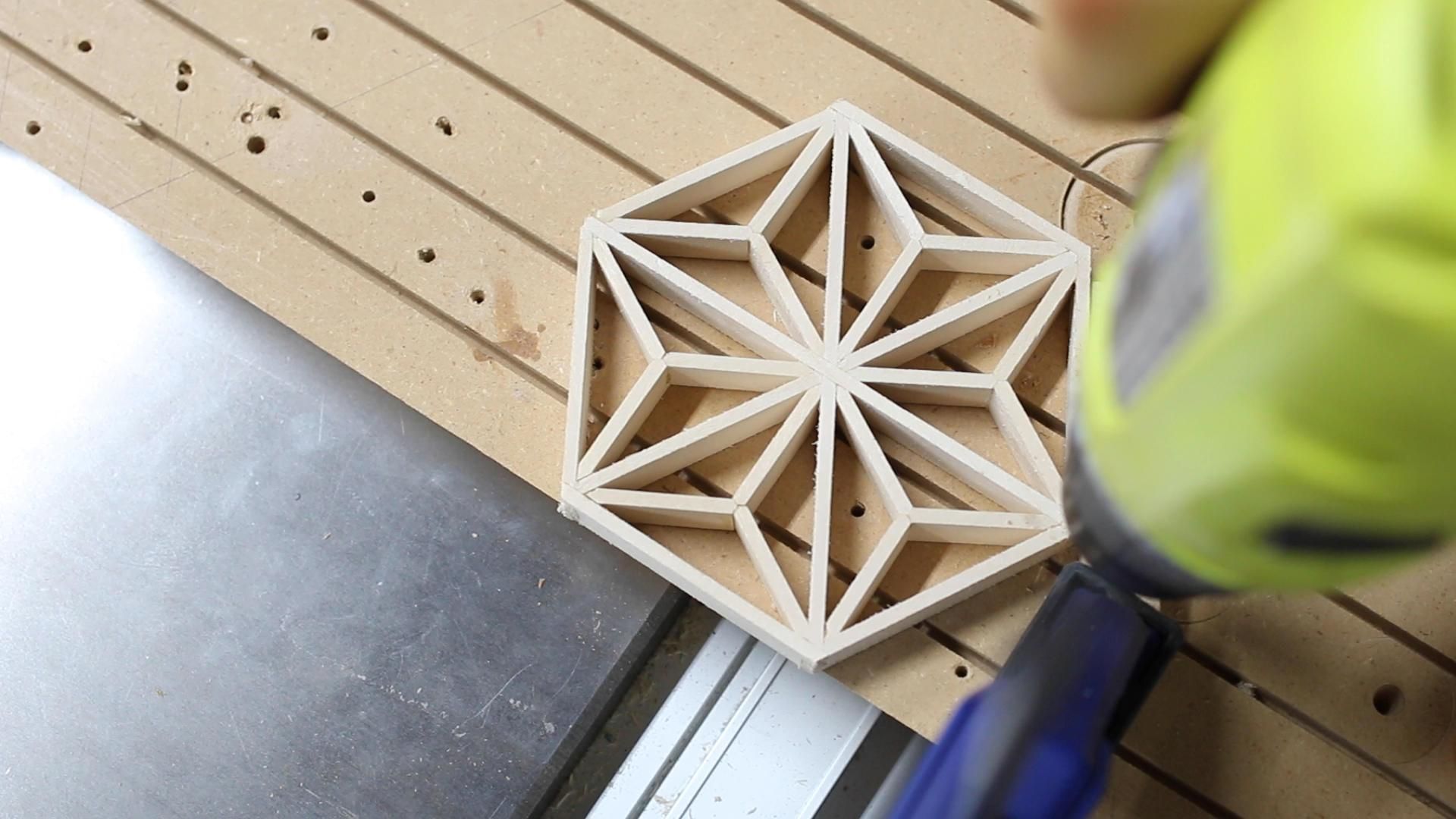 Truncated Icosahedron Kumiko Lamp : 8 Steps (with Pictures) - Instructables