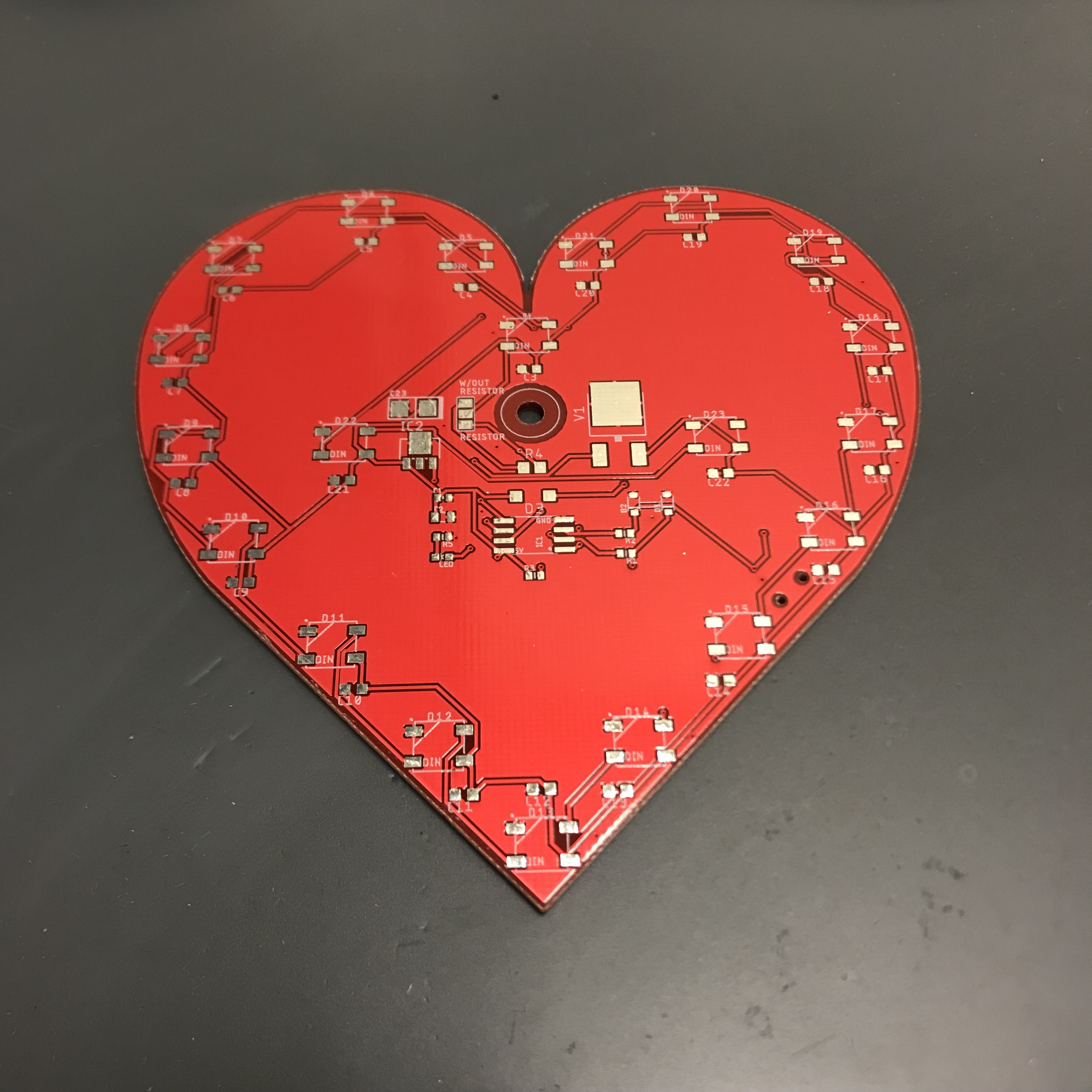 Valentines PCB Heart : 4 Steps (with Pictures) - Instructables