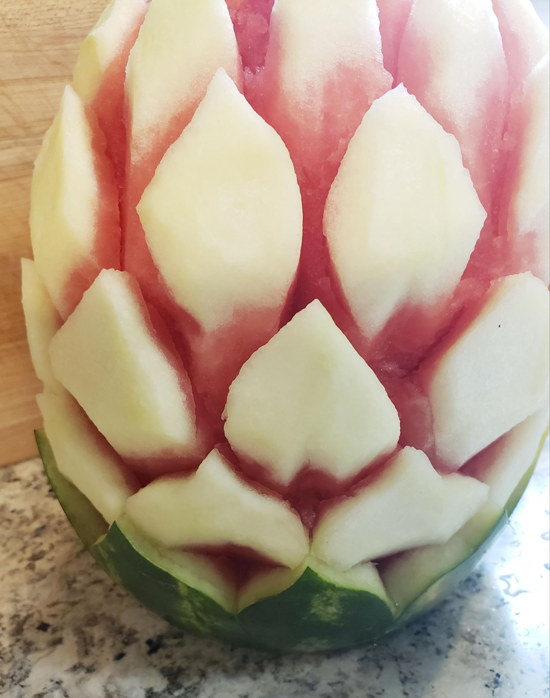 Watermelon Lotus Flower Carving! : 17 Steps (with Pictures) - Instructables