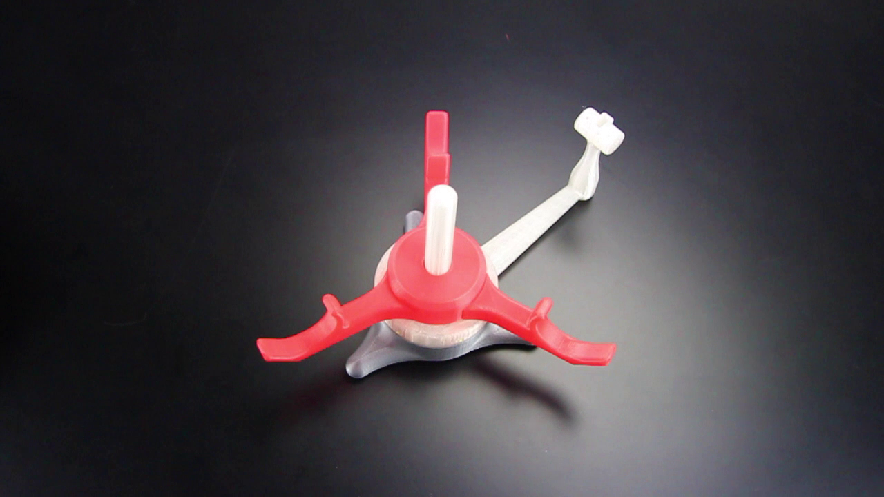 Universal Stand-alone Filament Spool Holder (Fully 3D-printable) : 11 ...
