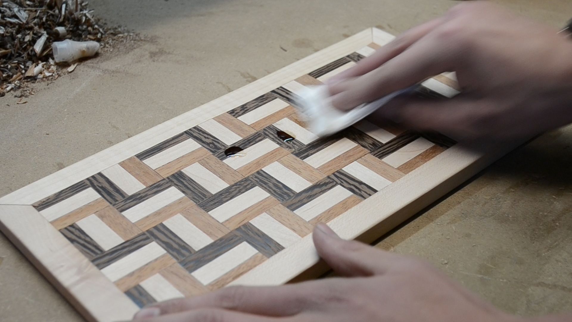 Handcrafted 100-piece Segmented Cutting Board! : 13 Steps (with ...