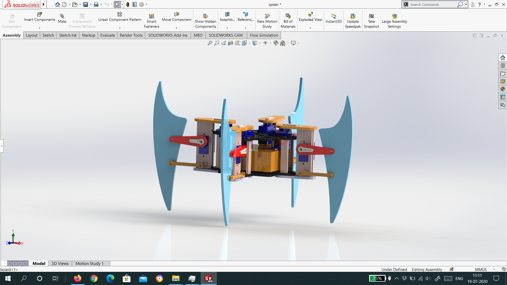 "Miles" the Quadruped Spider Robot : 5 Steps - Instructables