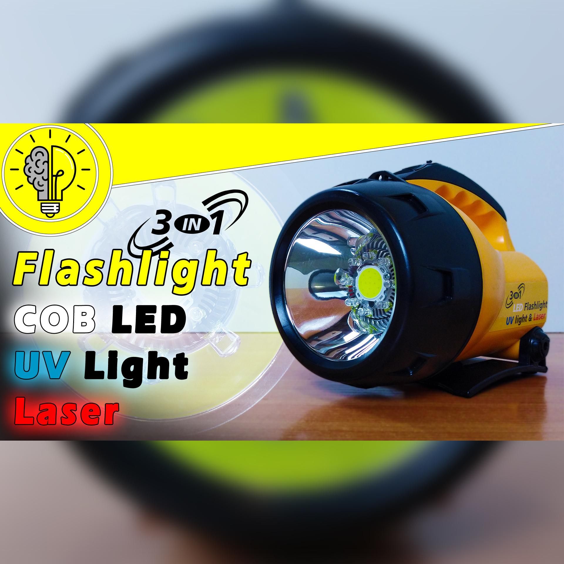 The Most Advanced Flashlight - COB LED, UV LED, and Laser Inside : 5 ...