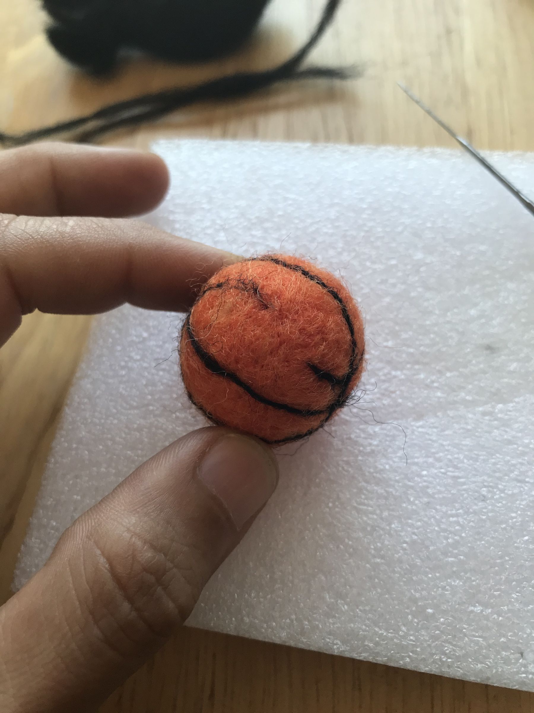 Pocket Sized Felted Basketball : 5 Steps (with Pictures) - Instructables