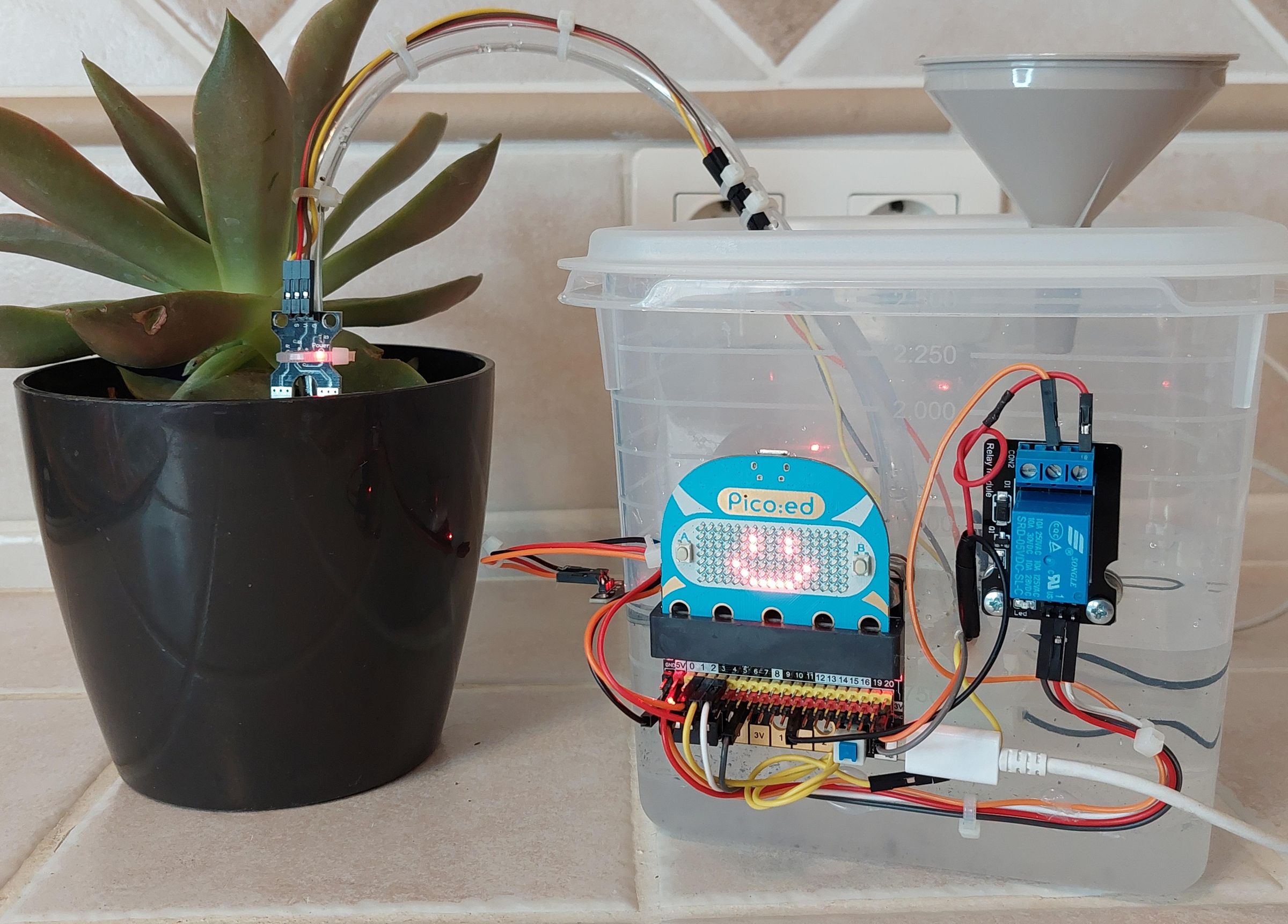 Automatic Watering System Using Pico:ed V2 : 13 Steps (with Pictures) - Instructables