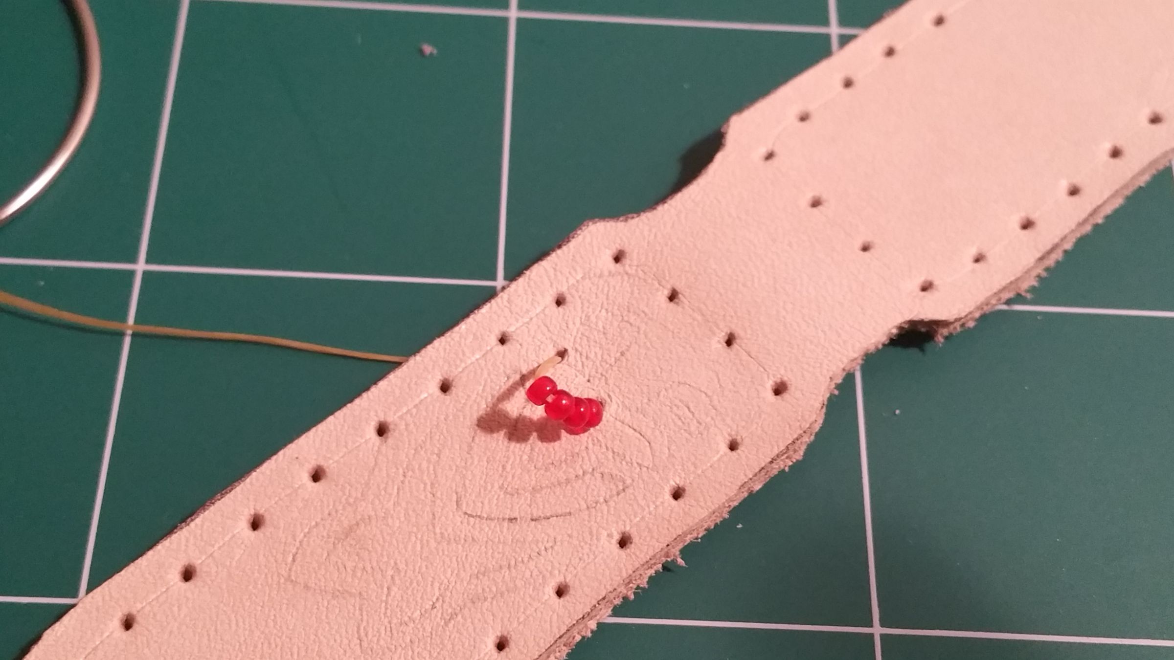 Beaded Leather Watch Band - Beading Tutorial : 14 Steps (with Pictures ...