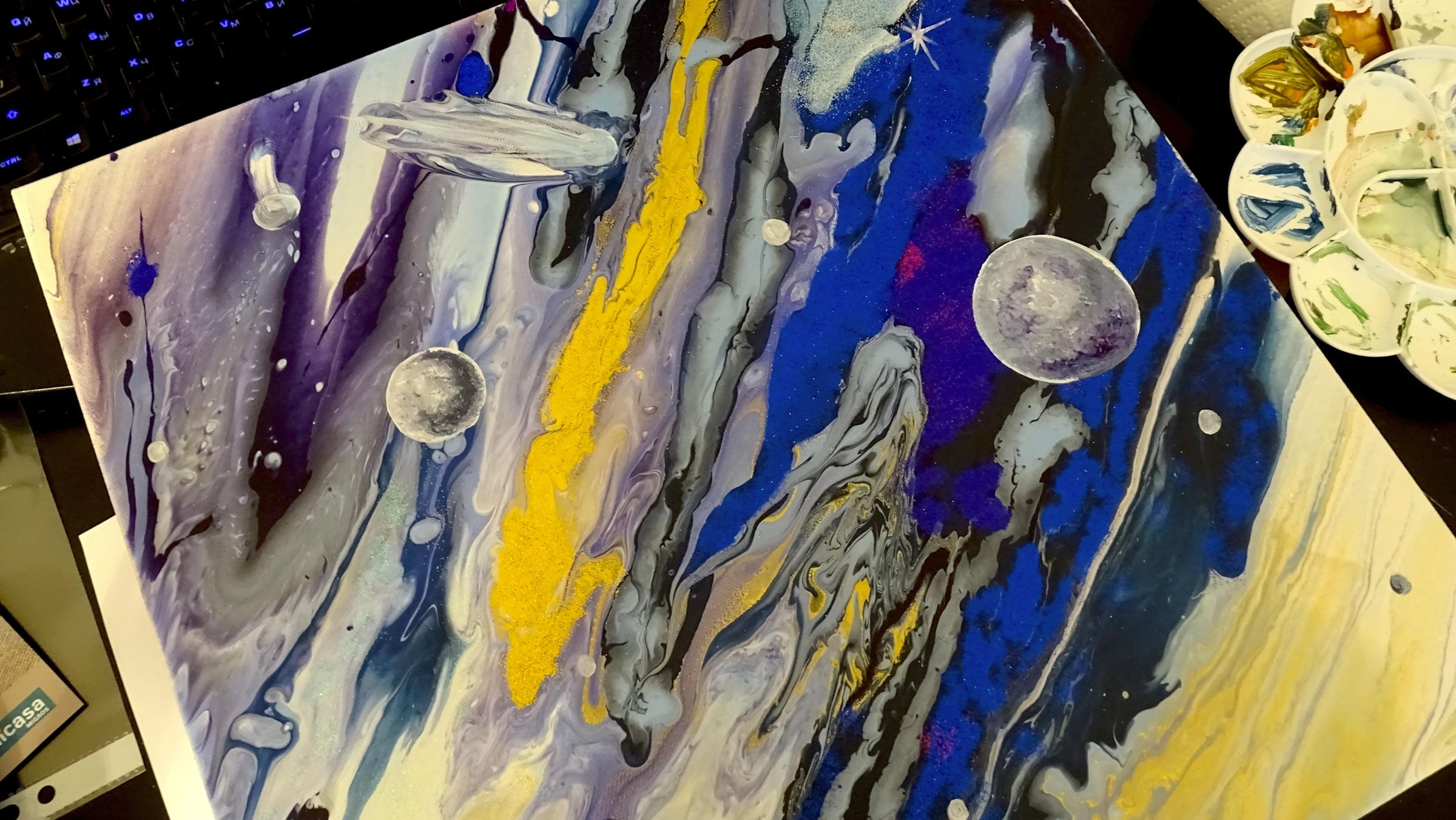 Fluid Art - Cosmos : 7 Steps (with Pictures) - Instructables