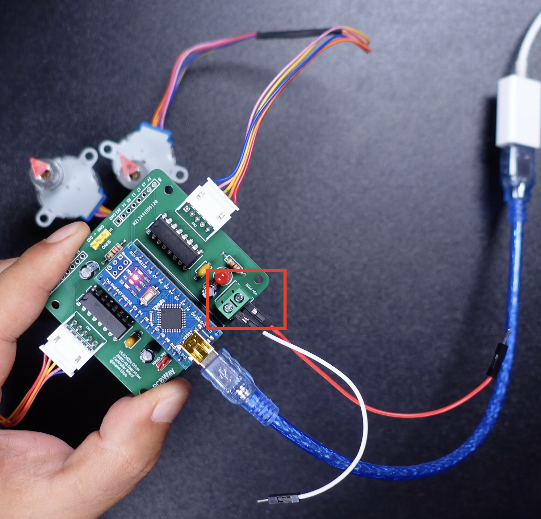 Multiple Stepper Motor Control (ULN2003 and 28BYJ-48) 3 Different ...