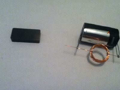 World's Simplest Motor : 7 Steps - Instructables