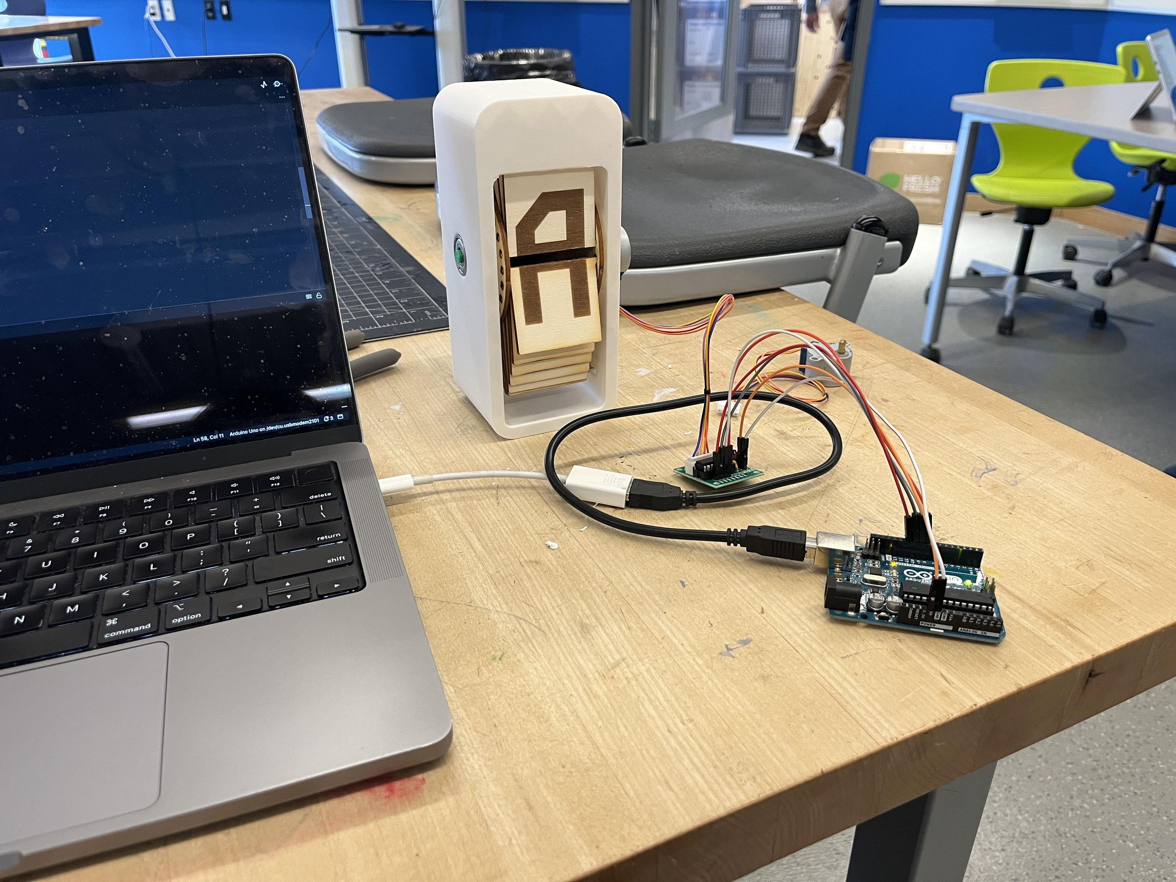 3D Printed and Laser Cut Split-Flap Display Character : 10 Steps (with ...