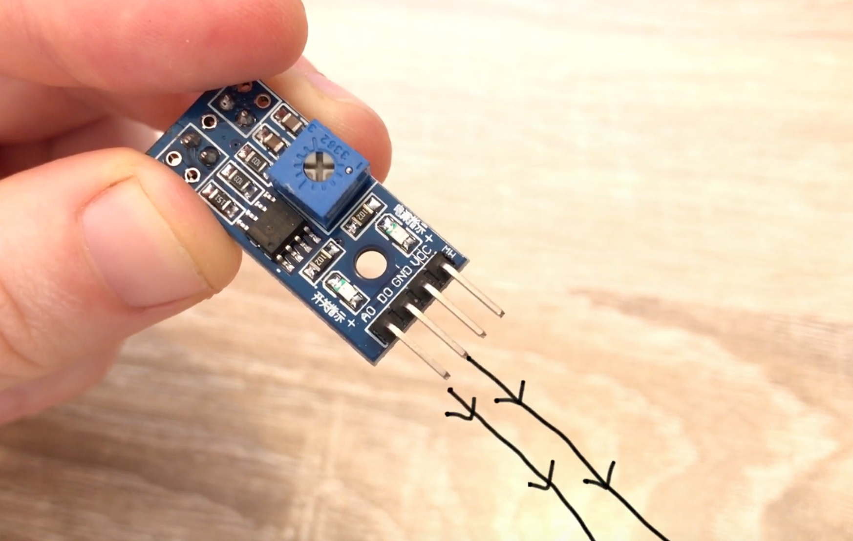 TCRT5000 Infrared Reflective Sensor - How It Works and Example Circuit ...