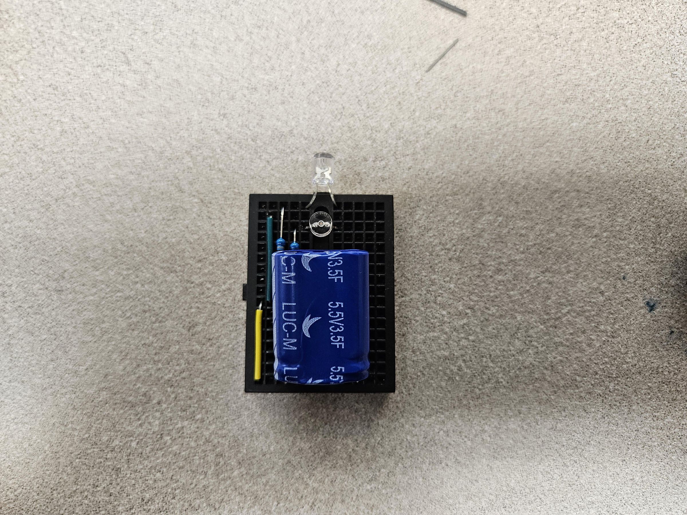 BreadSat (satellite-looking, Solar-powered Blinking LED Circuit on ...