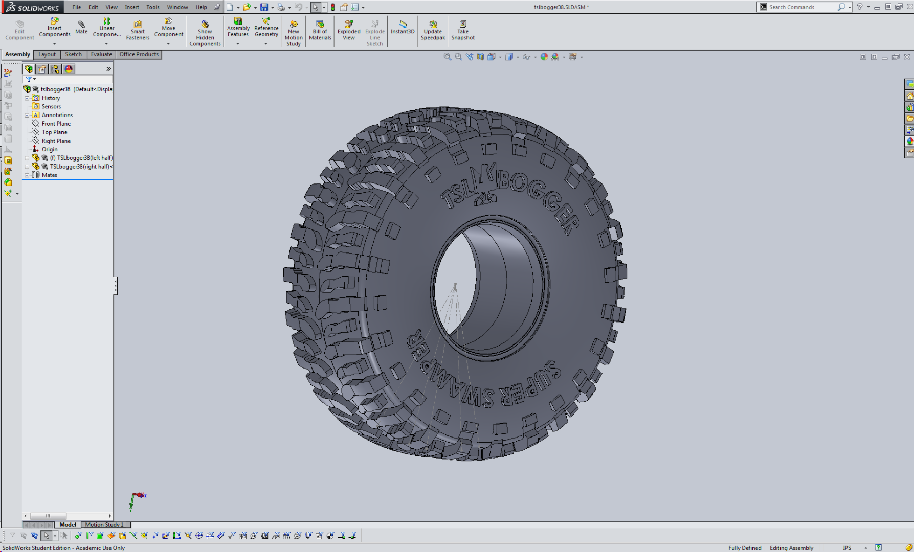 CAD Model a Tire in SolidWorks : 11 Steps - Instructables