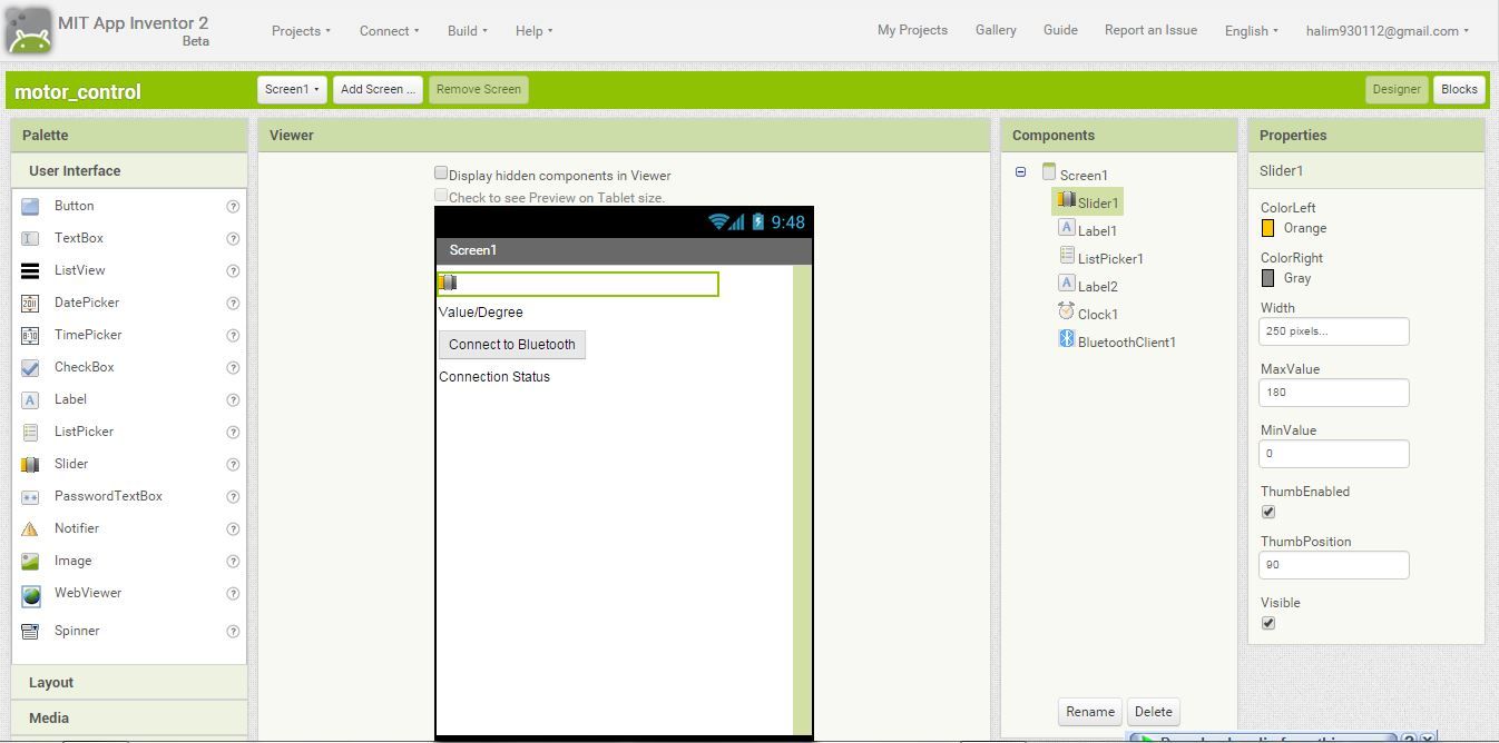 Arduino, MIT App Inventor Servo Motor Controller : 4 Steps - Instructables