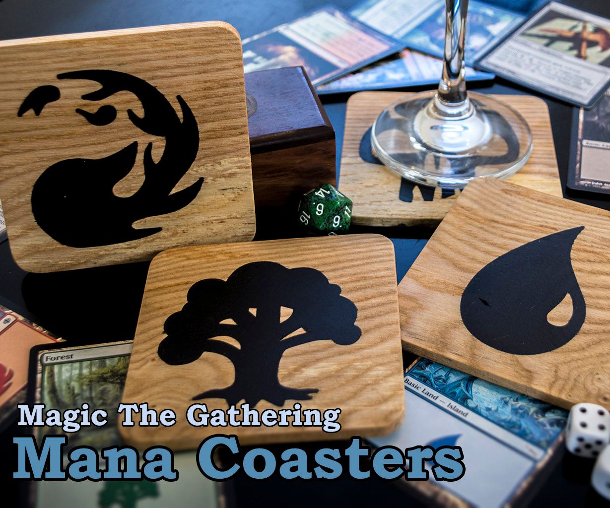 MTG Mana Coasters : 5 Steps (with Pictures) - Instructables