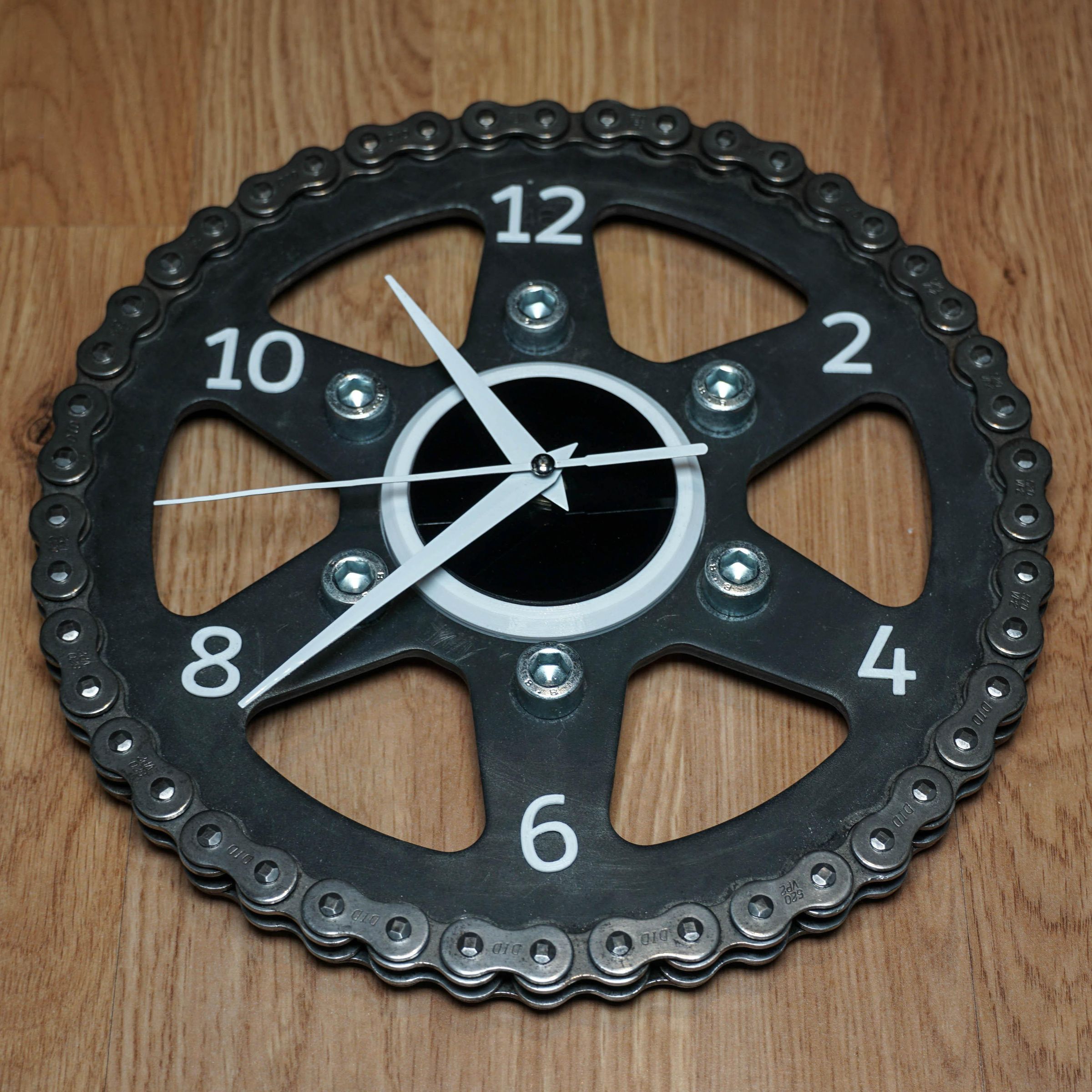 Motorcycle Chain + Sprocket Clock - Instructables