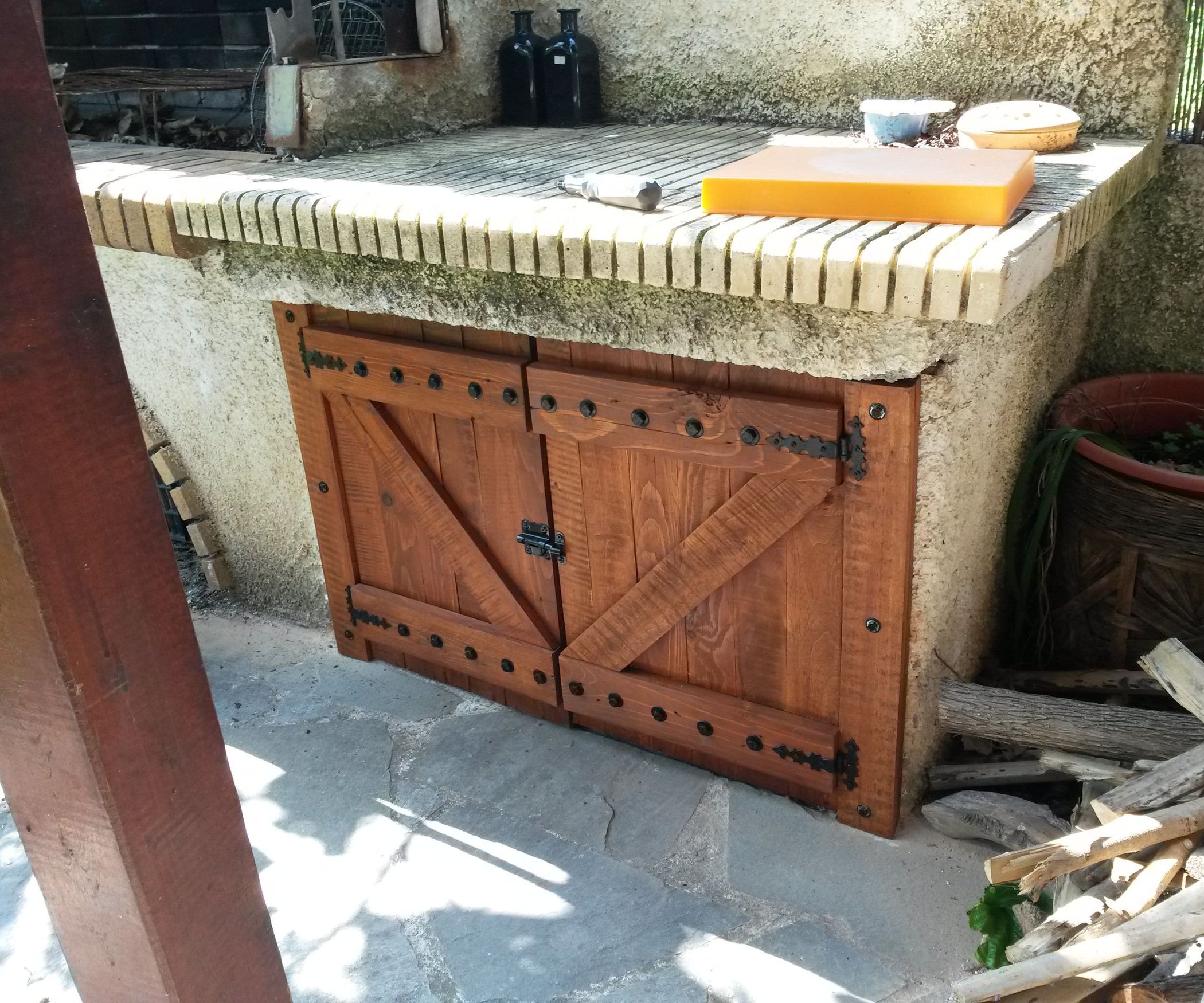 BBQ Firewood Cabin Doors : 4 Steps (with Pictures) - Instructables