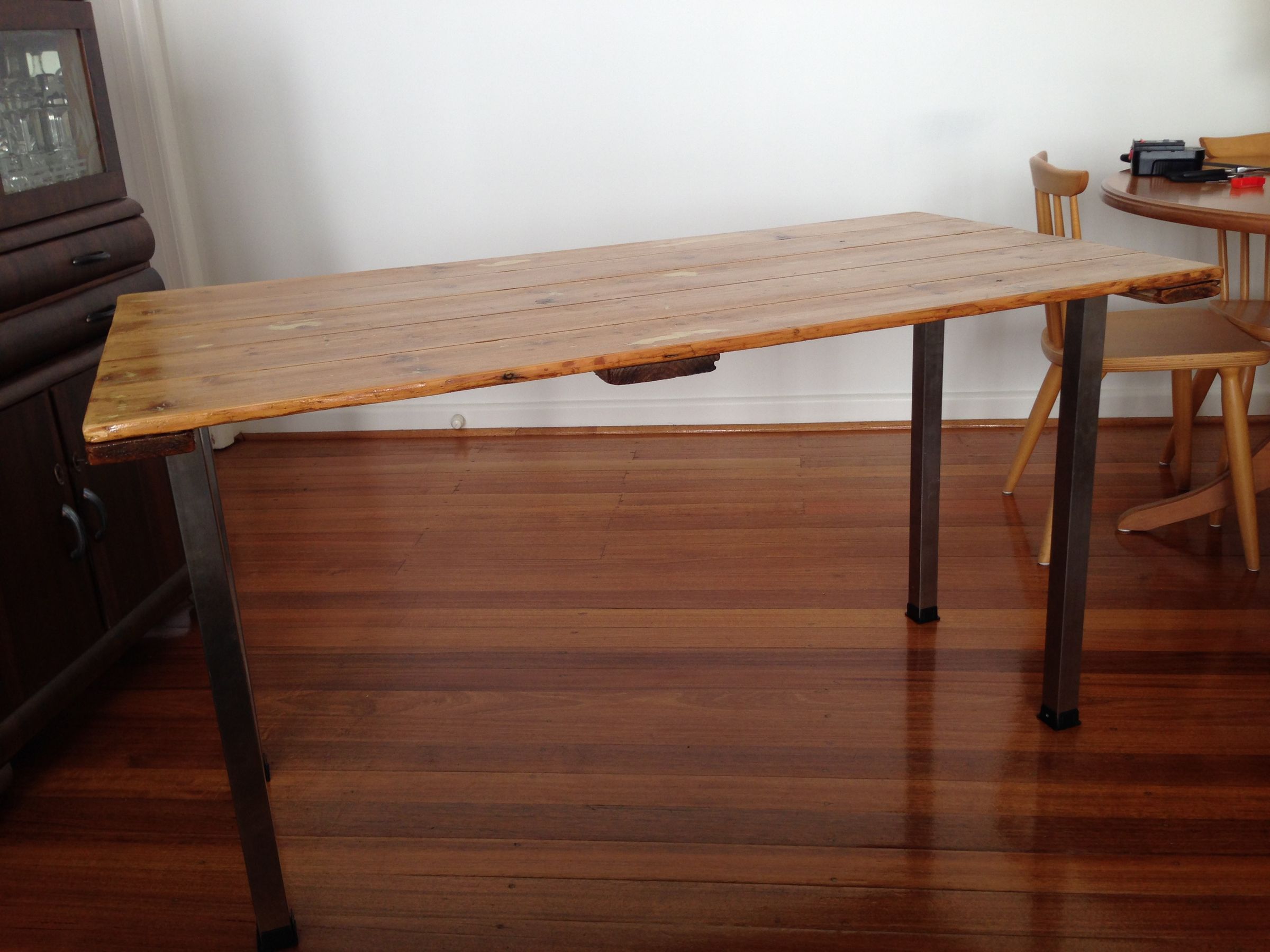 Turn a Trestle Table Into a Desk! : 10 Steps (with Pictures ...