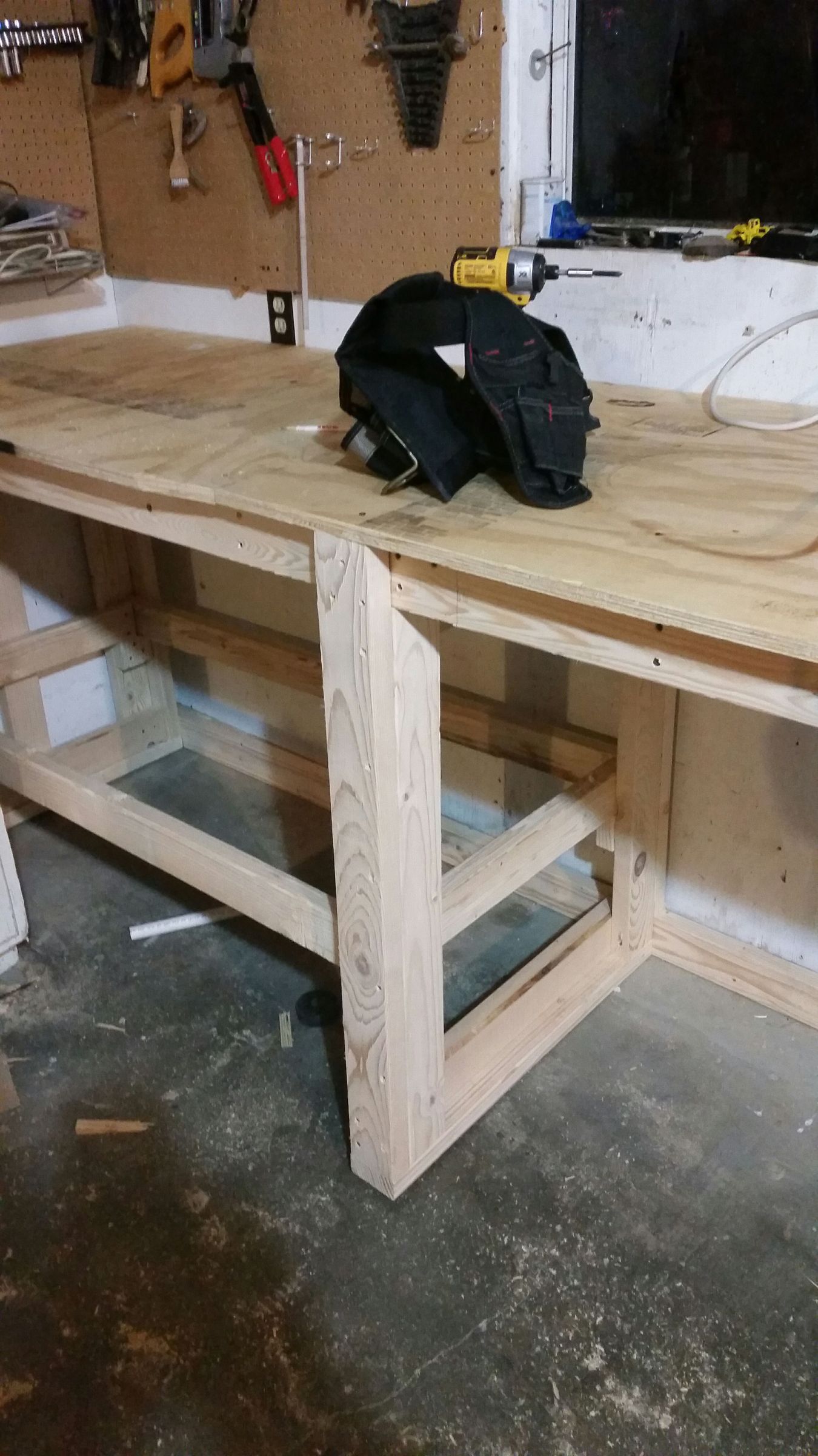 2x4 Work Bench With Nested Rolling Assembly Table : 10 Steps (with ...