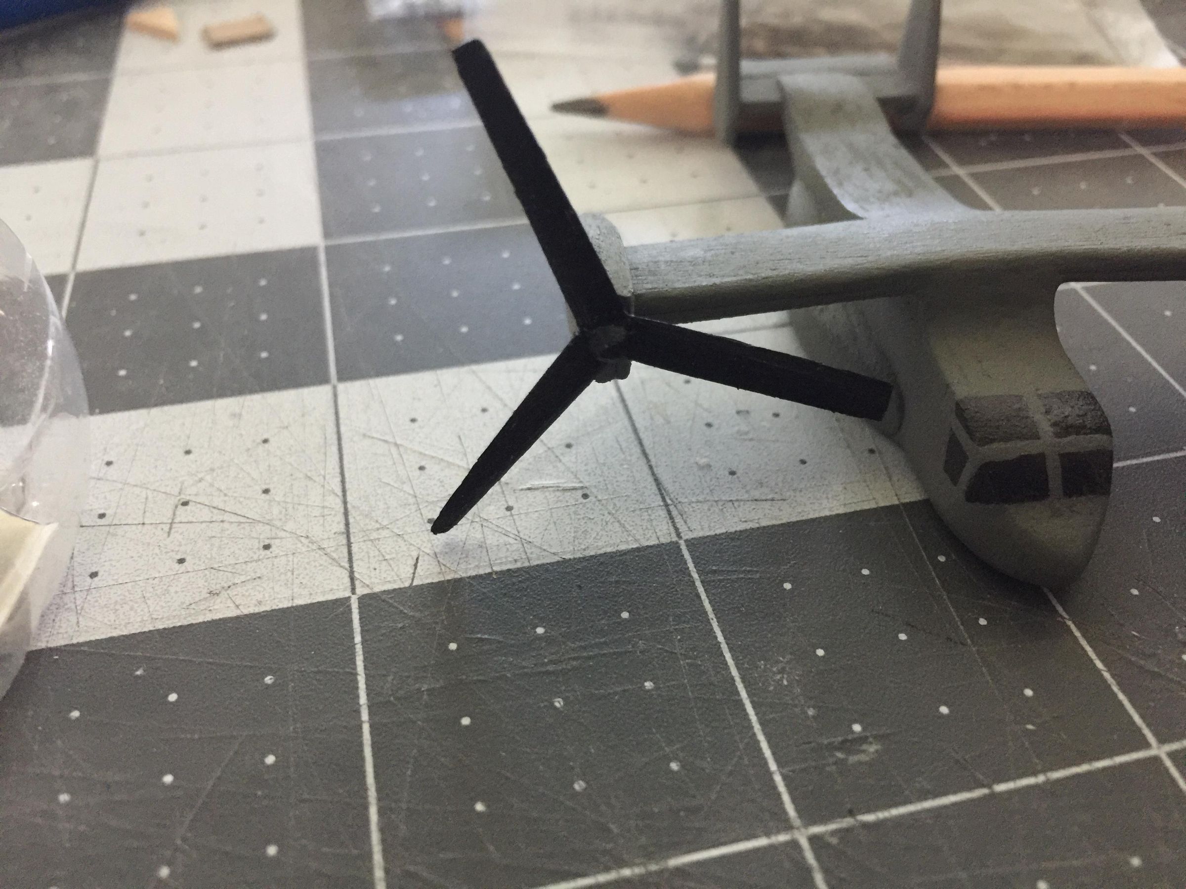 V-22 Osprey Military Aircraft Out of Popsicle Sticks : 10 Steps (with ...