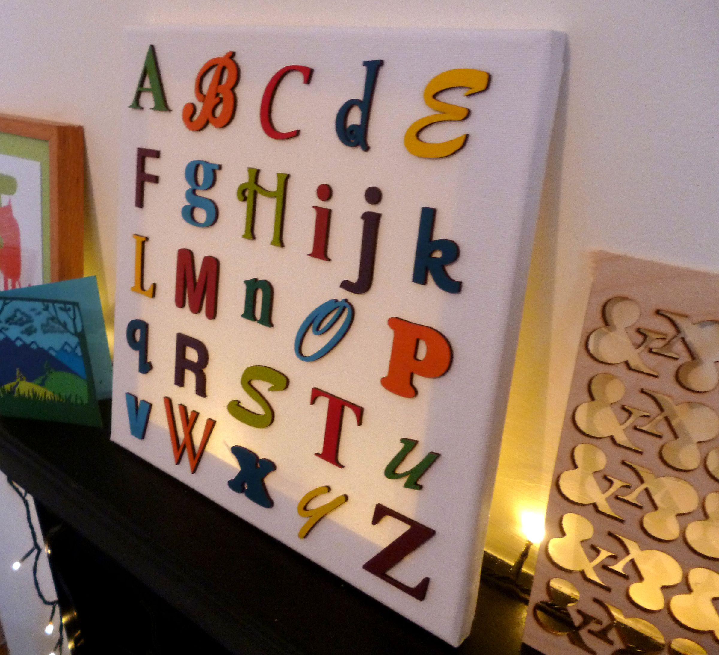 Typography Alphabet Canvas : 6 Steps - Instructables