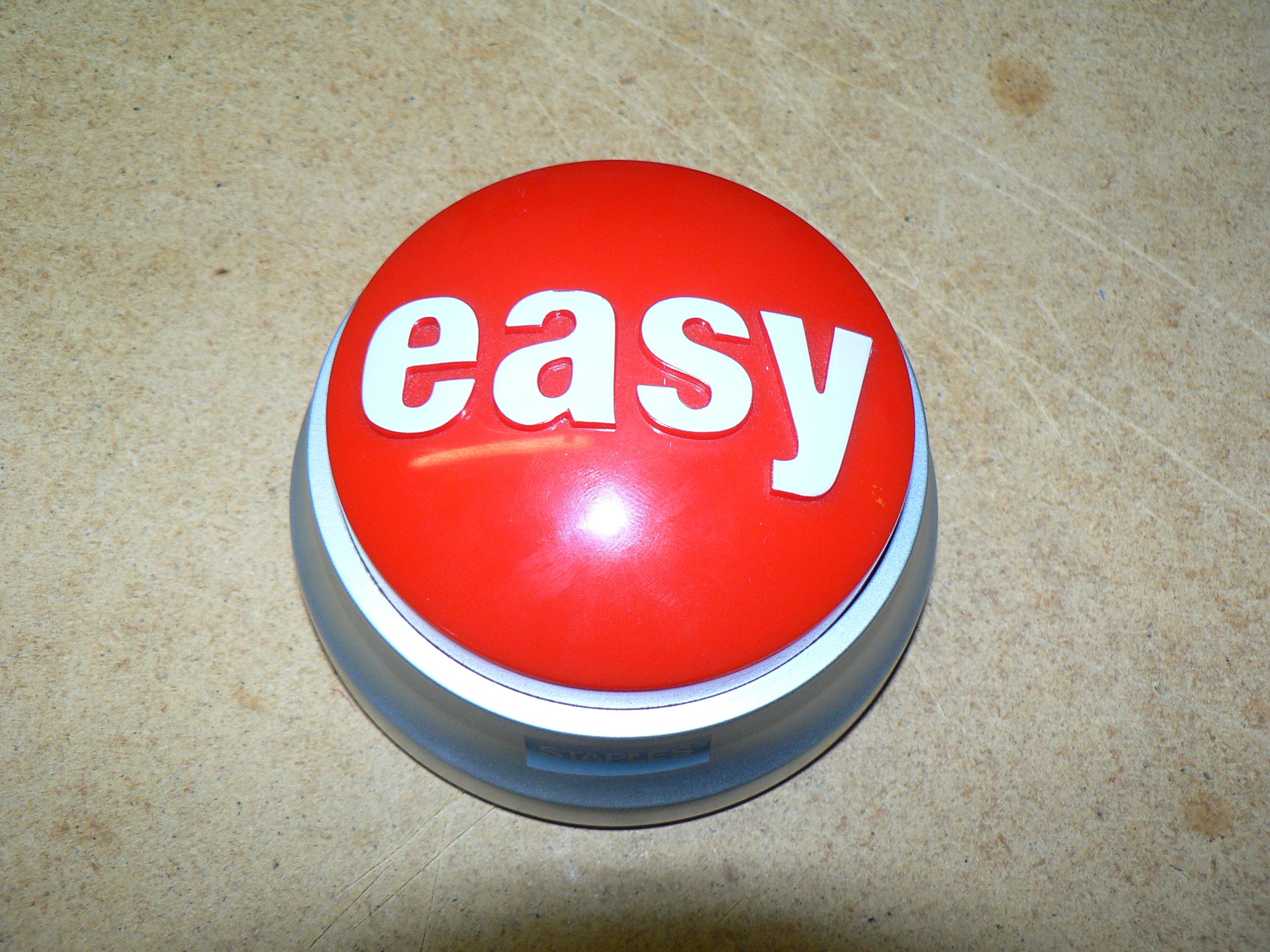Quiz Show Buzzer System Using Staples Easy Button : 7 Steps (with ...