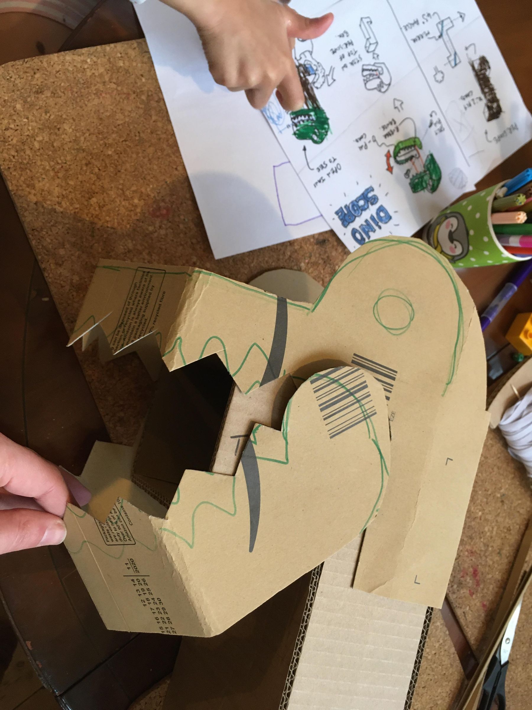 DinoScope: Dinosaur Periscope - Made From Cardboard! : 33 Steps (with ...