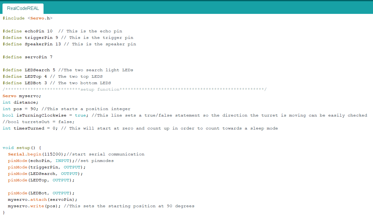 Portal Two Sentry Turret by Arduino Uno : 6 Steps (with Pictures ...
