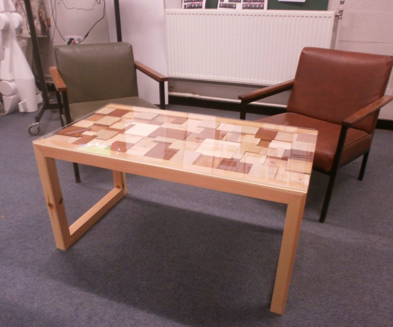 Abstract Coffee Table (recycled Wood Table Top) : 4 Steps - Instructables