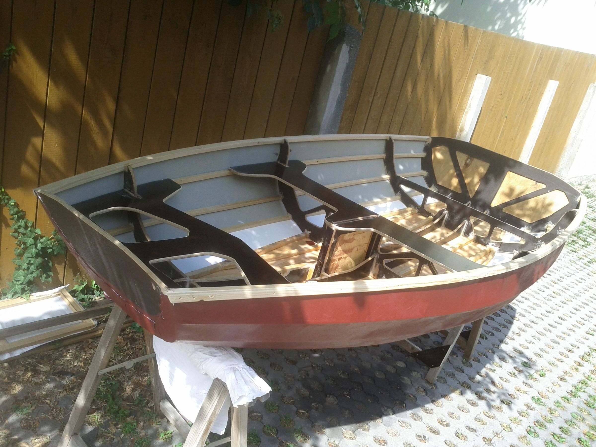 240cm Skin on Frame Sailing Pram With Mirage Drive : 7 Steps (with ...