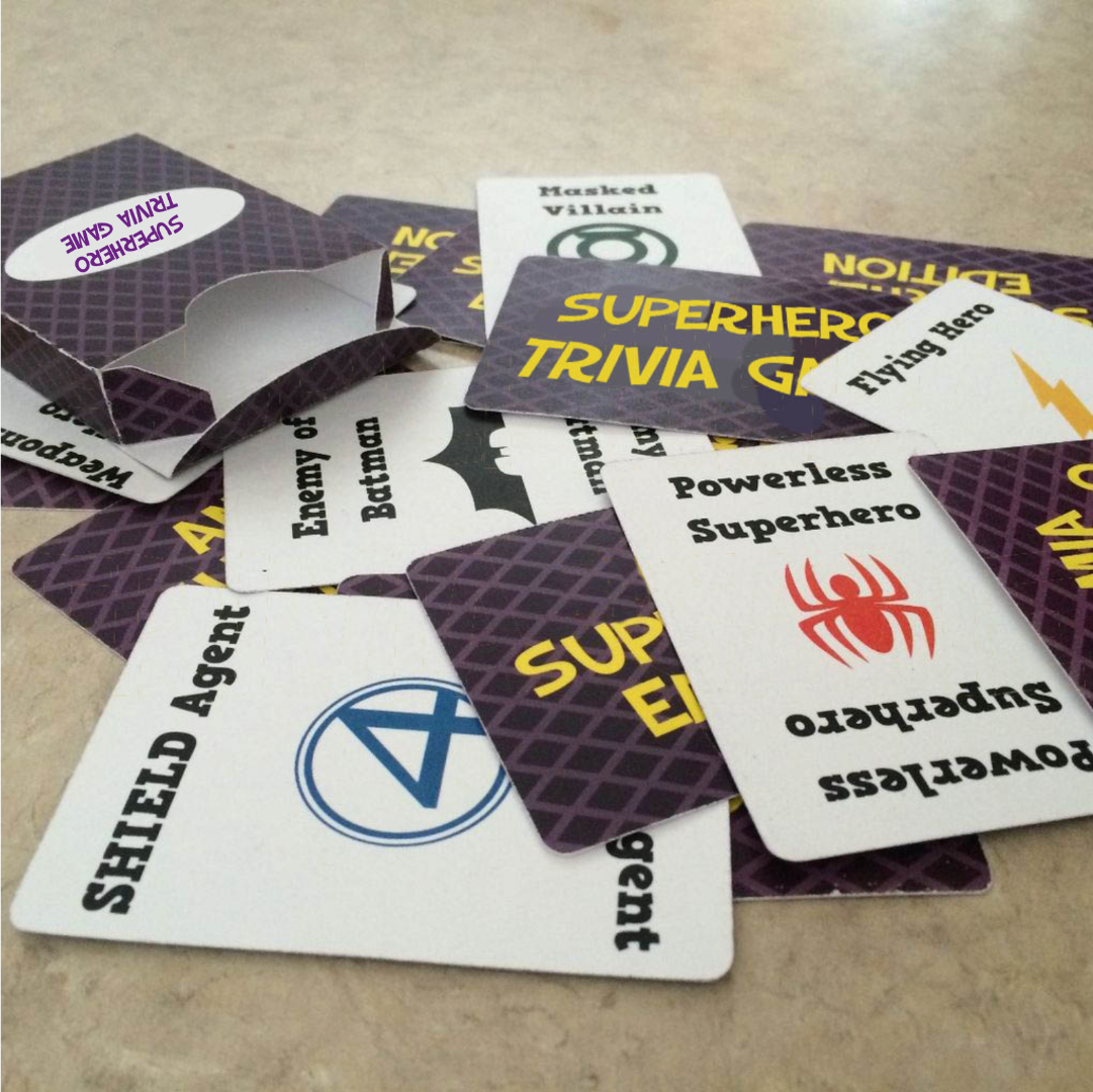 Superhero Card Game : 3 Steps (with Pictures) - Instructables
