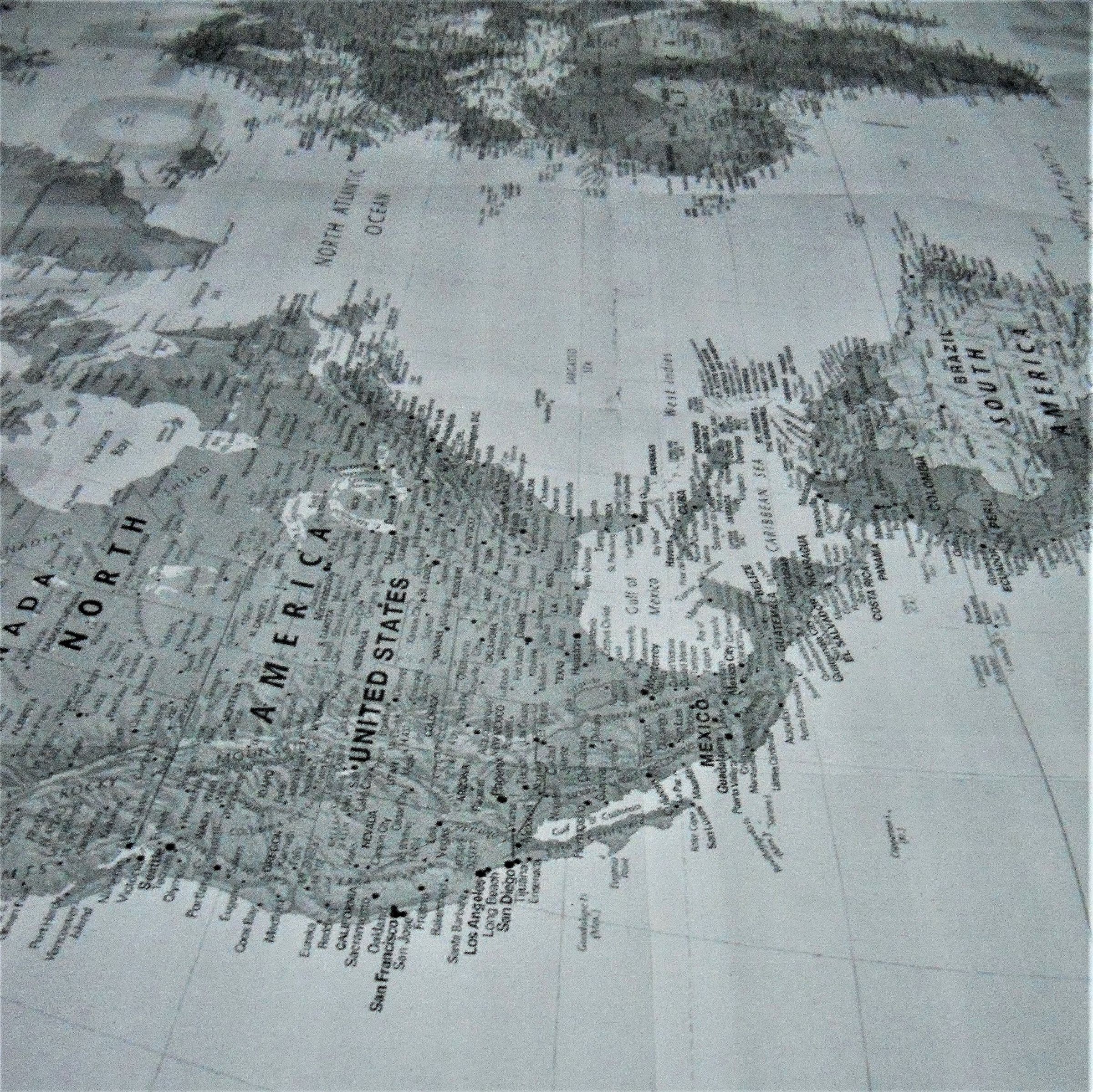 Burlap & Satin World Map Blanket : 6 Steps (with Pictures) - Instructables