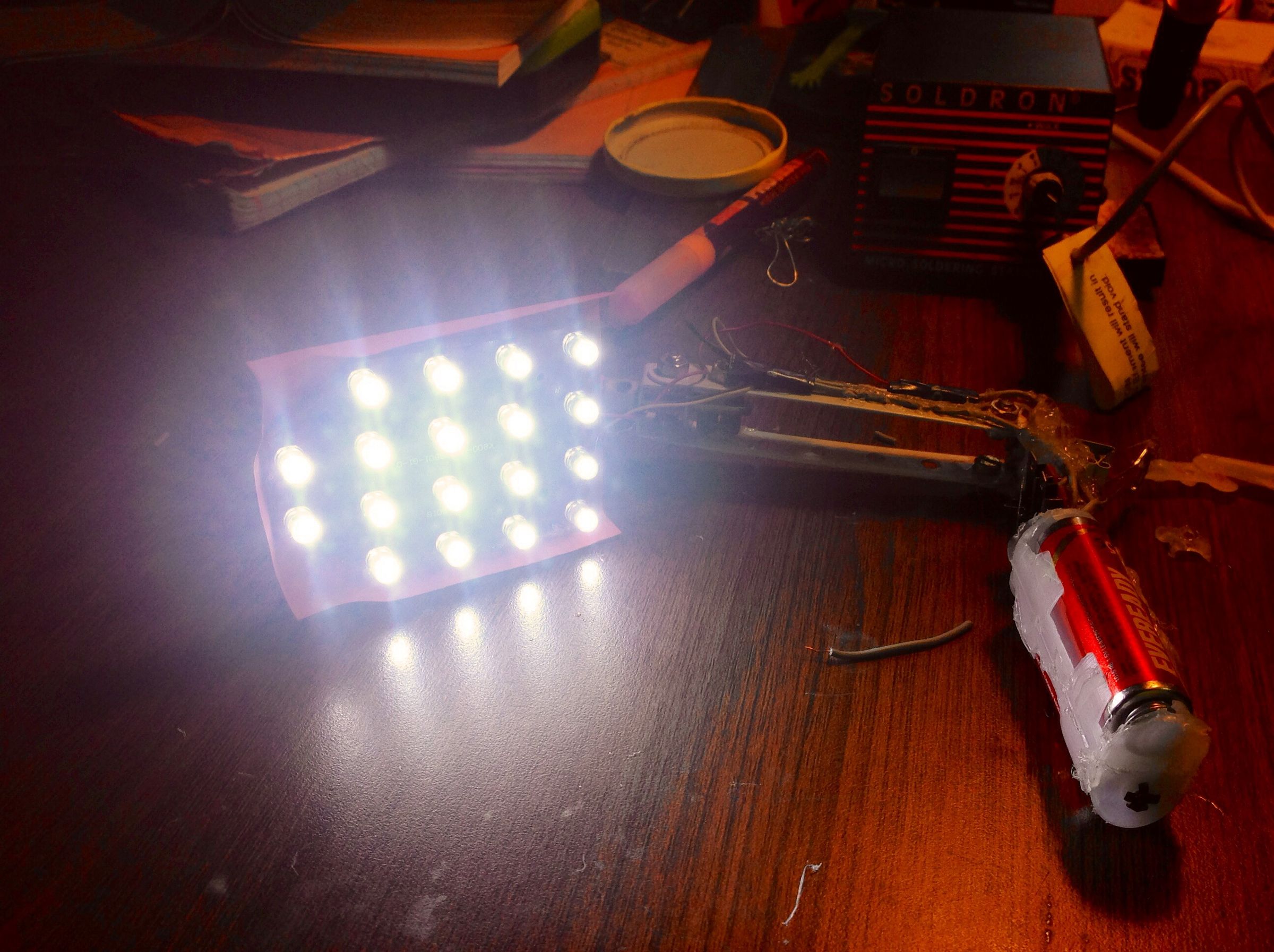 DIY LED Book Reading Lamp and Torch : 6 Steps - Instructables