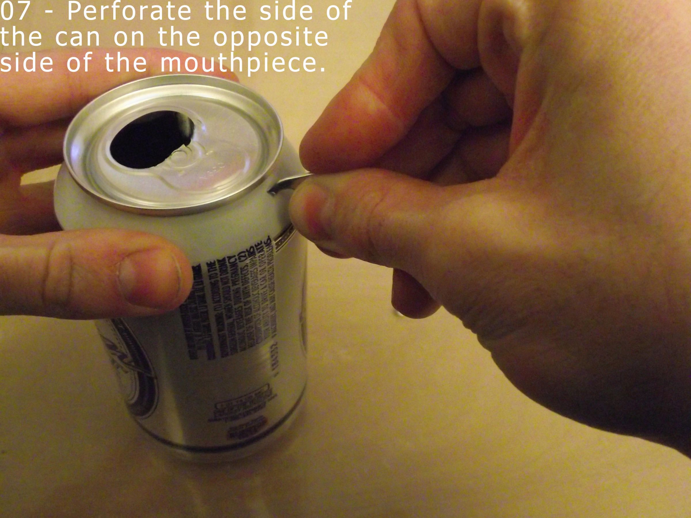 Self Venting Beer Can - Improve the Flow of Your Beverage Without Tools ...