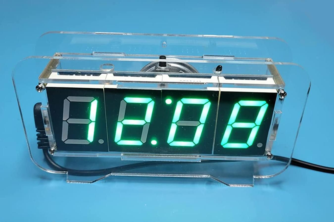 Green LED Electronic Clock DIY Kit : 28 Steps - Instructables